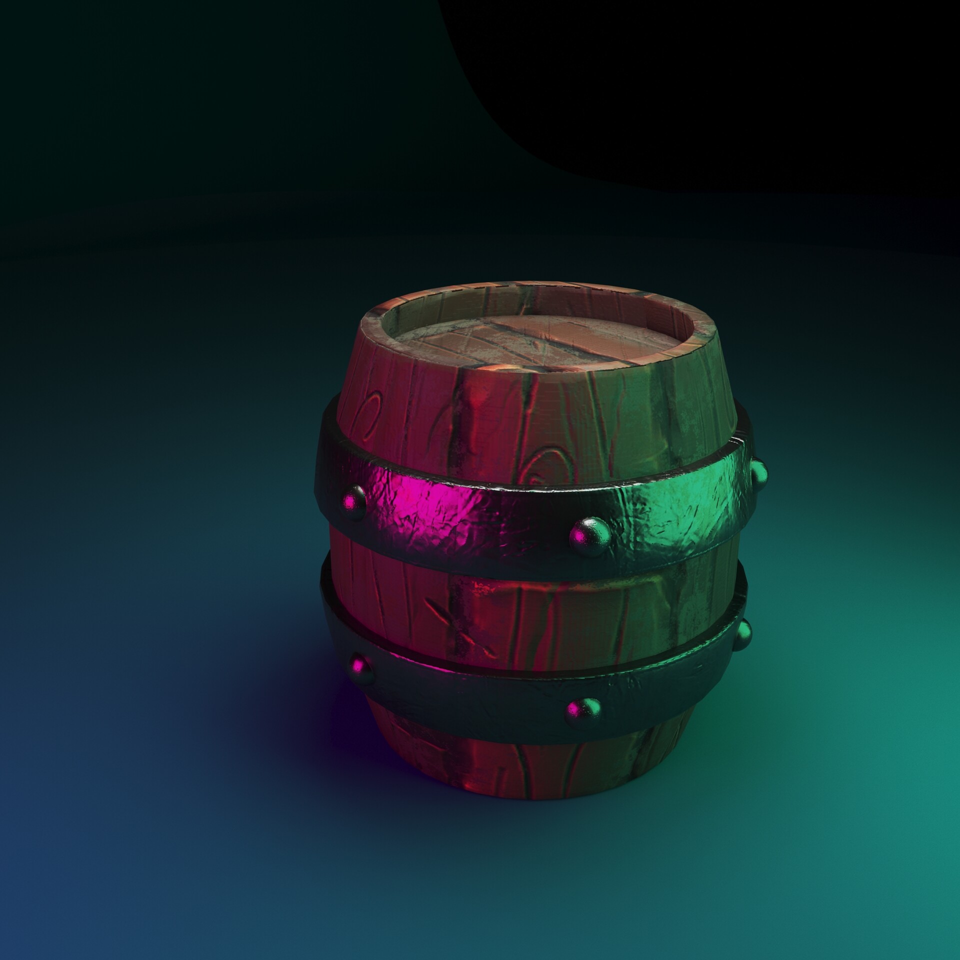 ArtStation - Barrel Game Asset (Lowpoly)