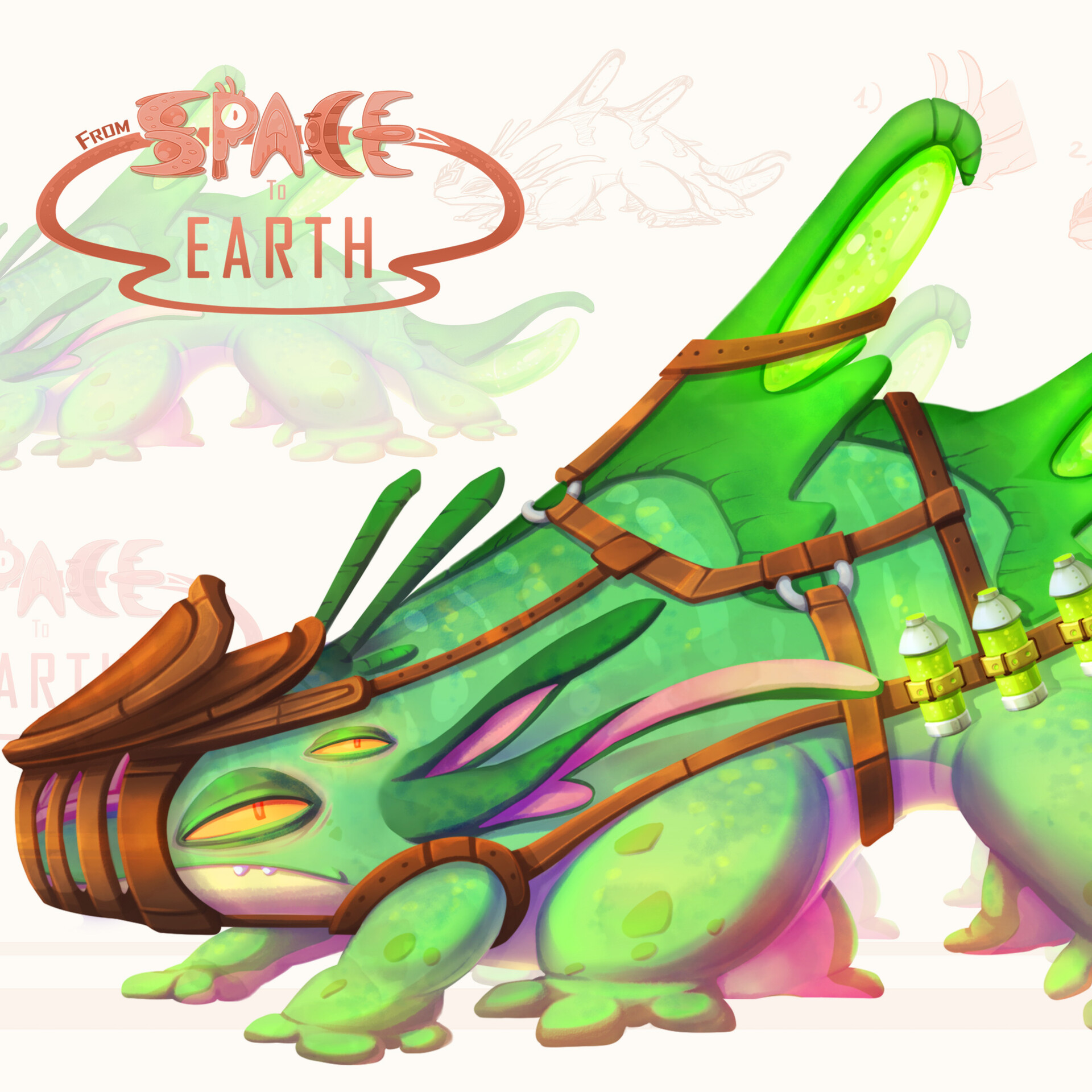 ArtStation - From Space to Earth - Creature Mount