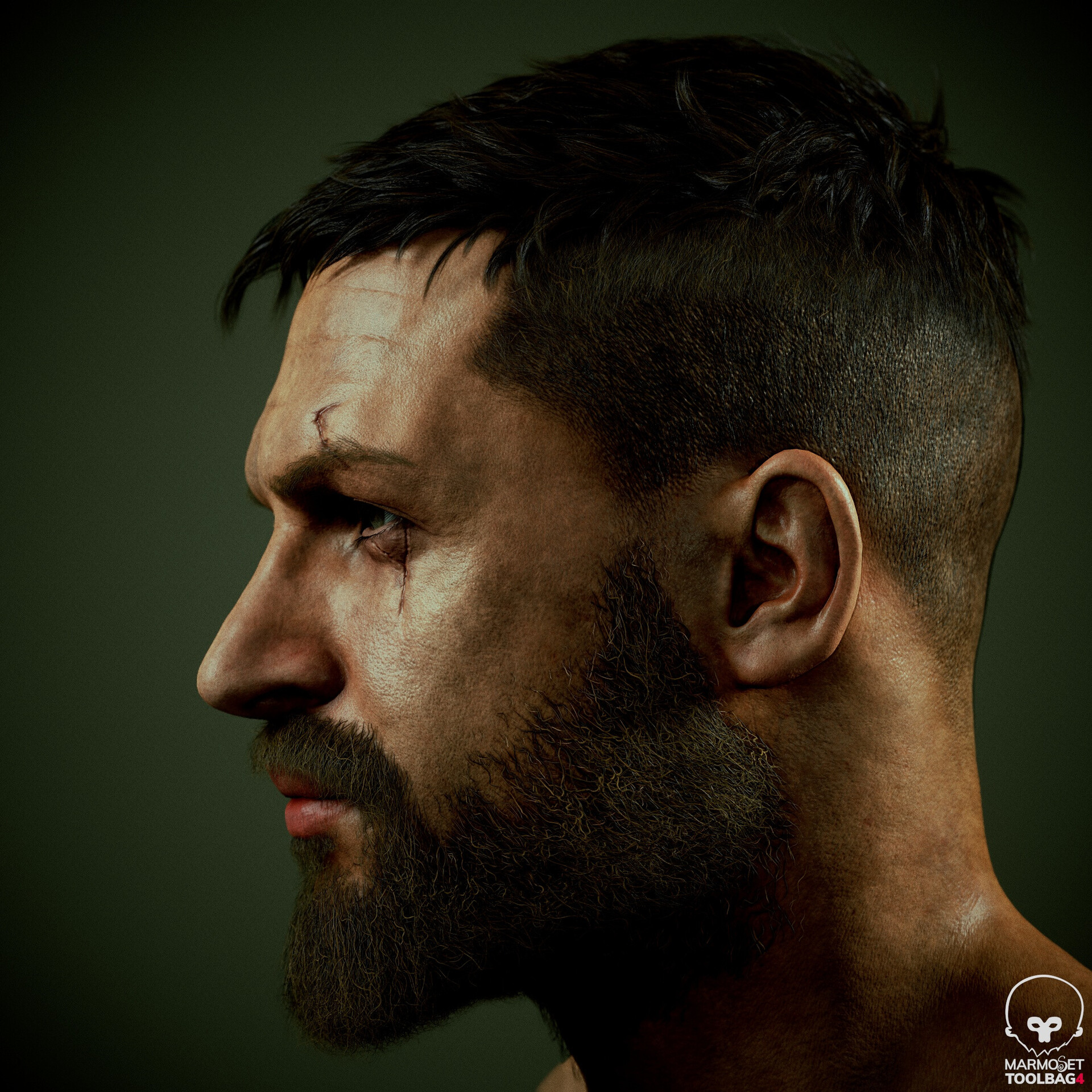 ArtStation - Tom Hardy - Game Ready Head
