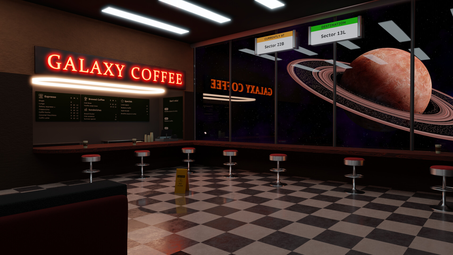 ArtStation - Galaxy Coffee