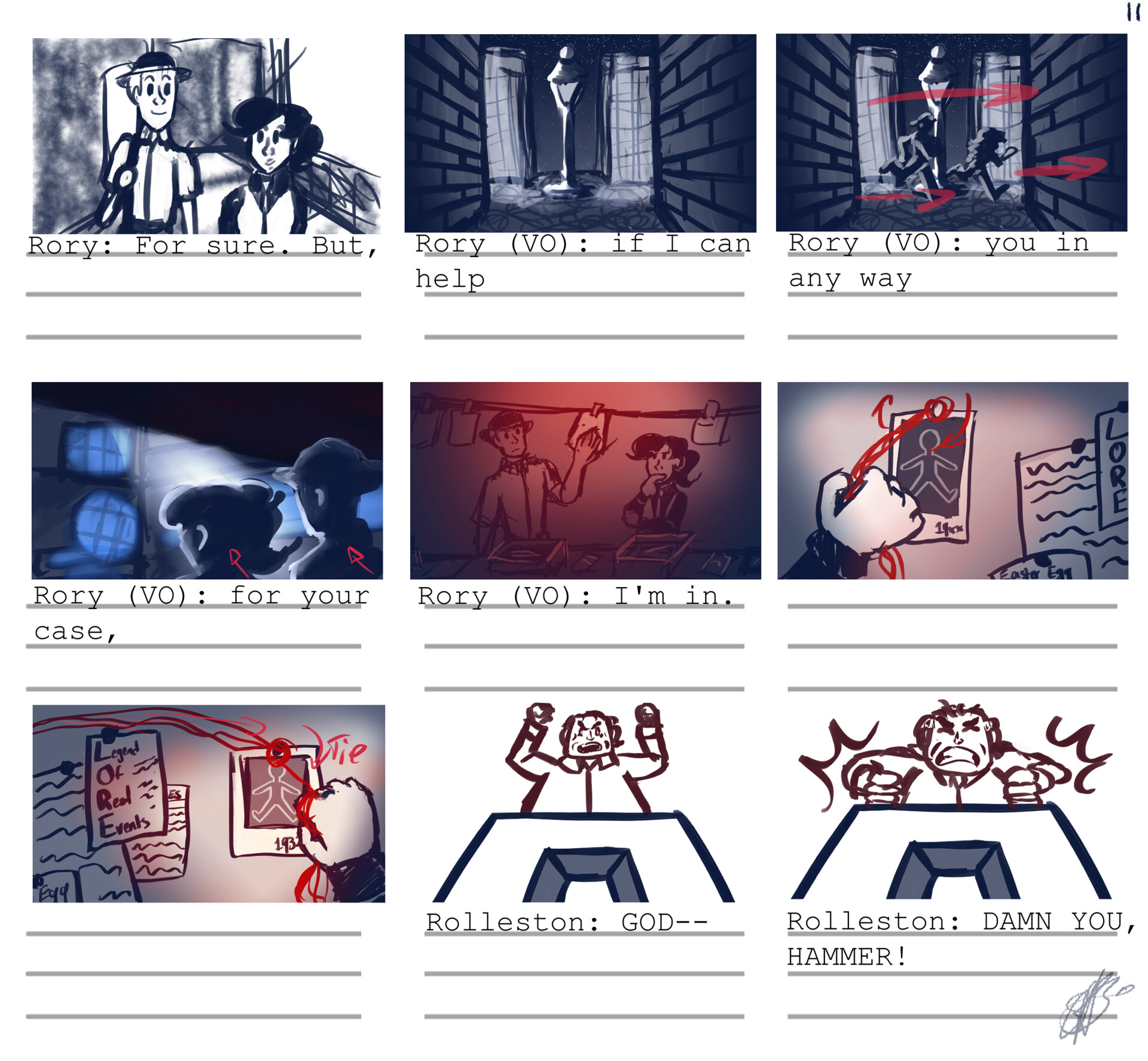 ArtStation - Concept Animatic Sample: The Case is On