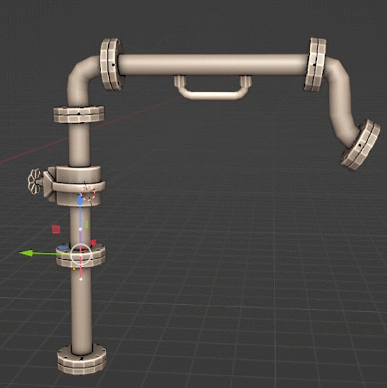 ArtStation - Procedural pipe generator