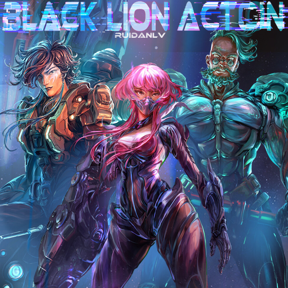 ArtStation - Black Lion Action