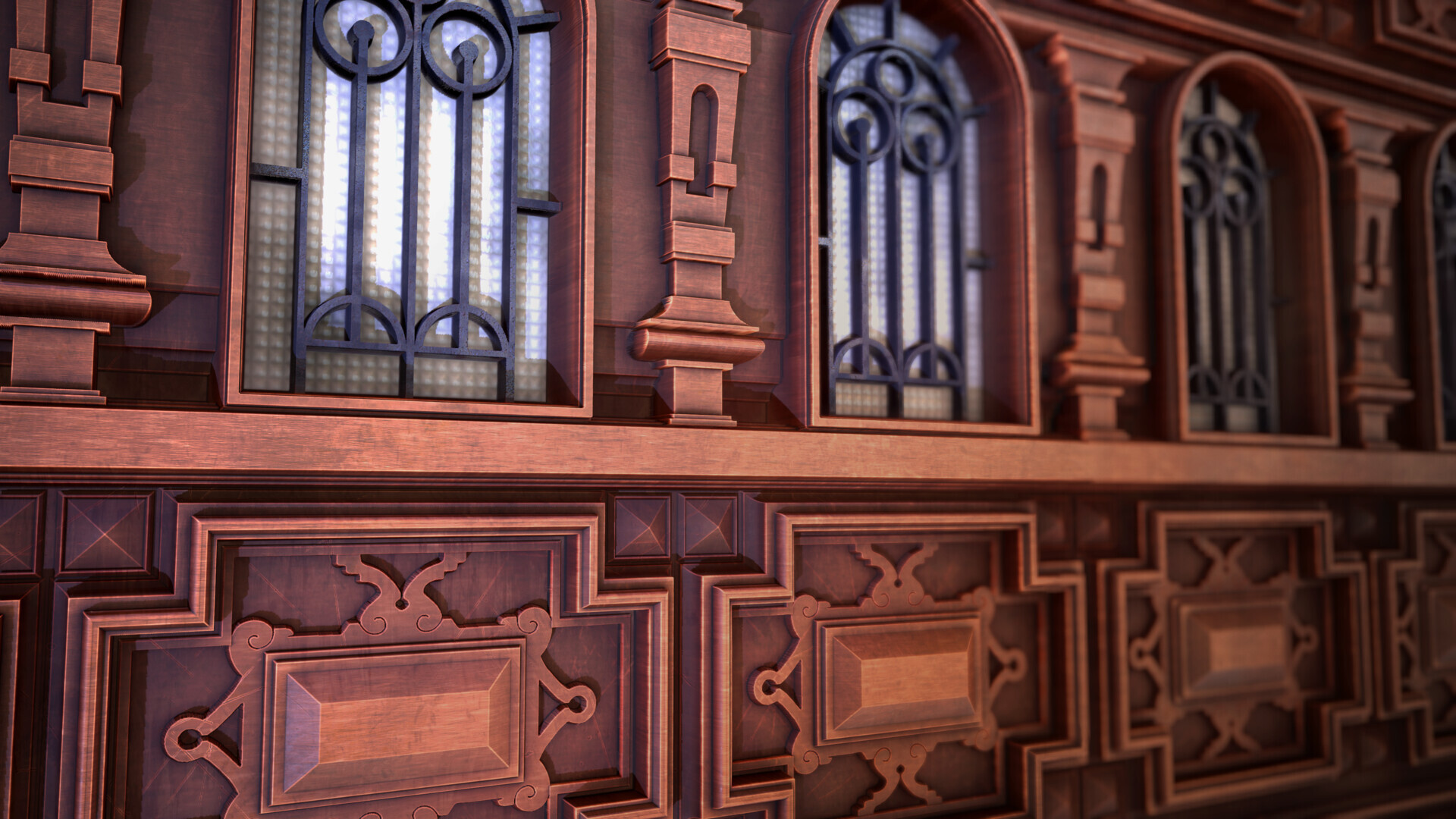 Detective Pacha - Wood carved material : Ornamental theme