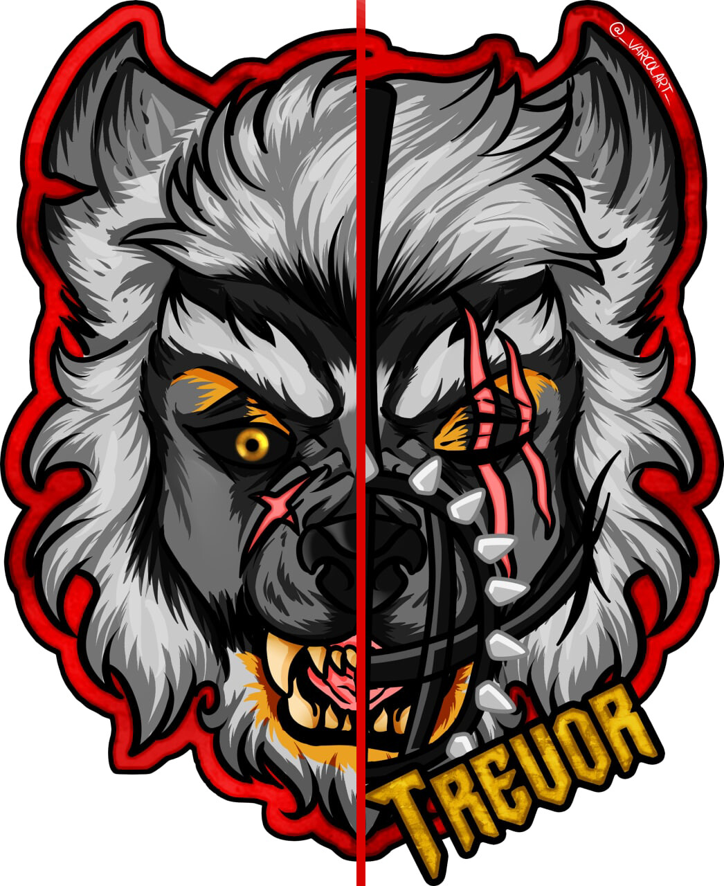 ArtStation - Head Badge Comm Exemple