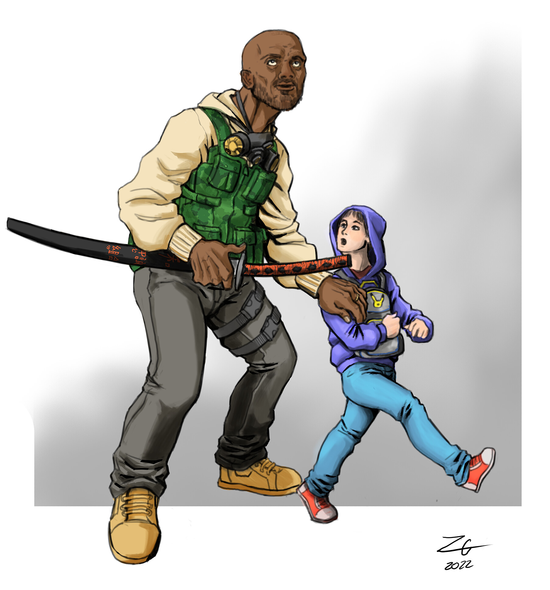 ArtStation - Danger from bove - Concept for Course