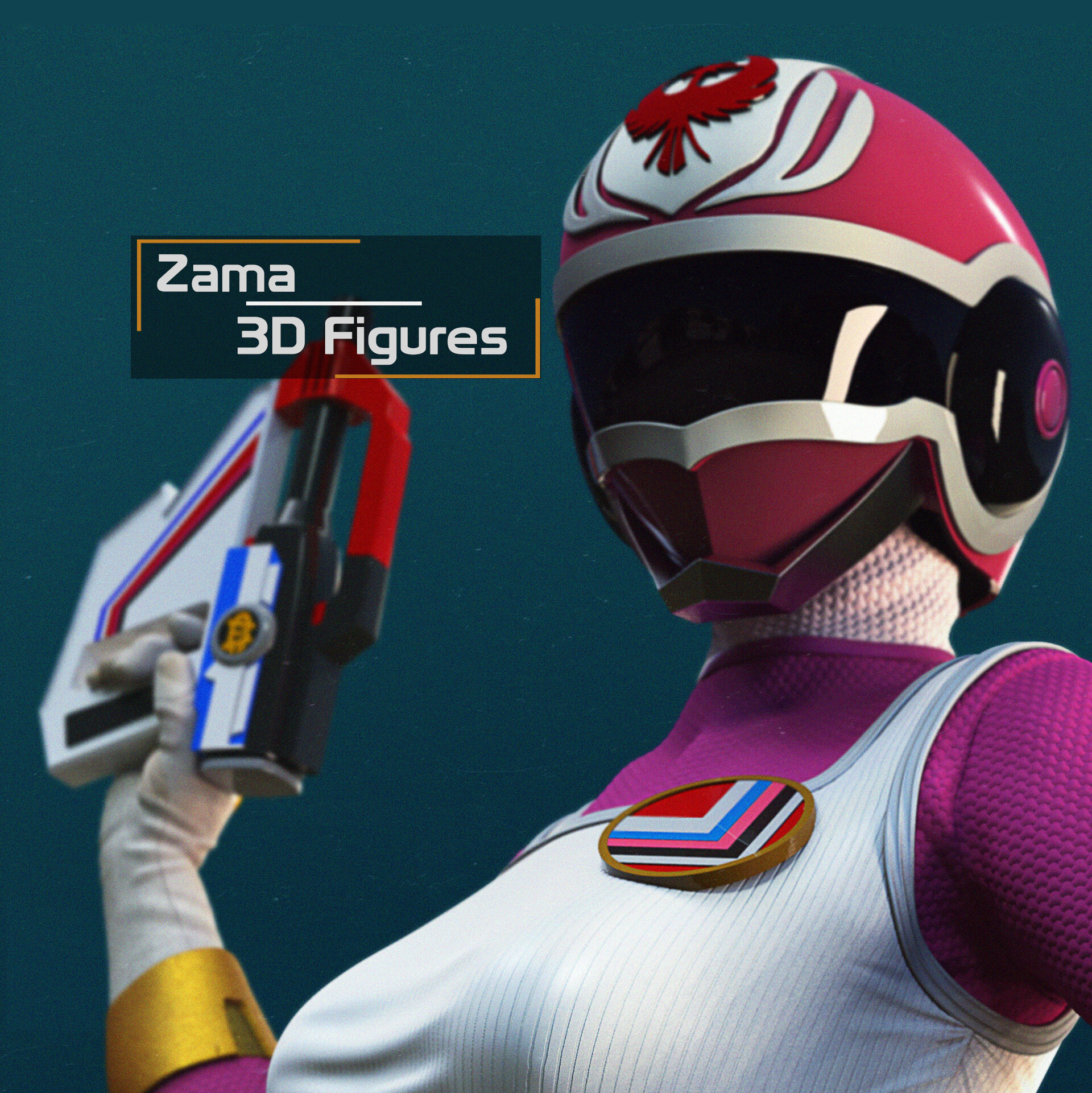 ArtStation - Change Phoenix - Dengeki Sentai Changeman