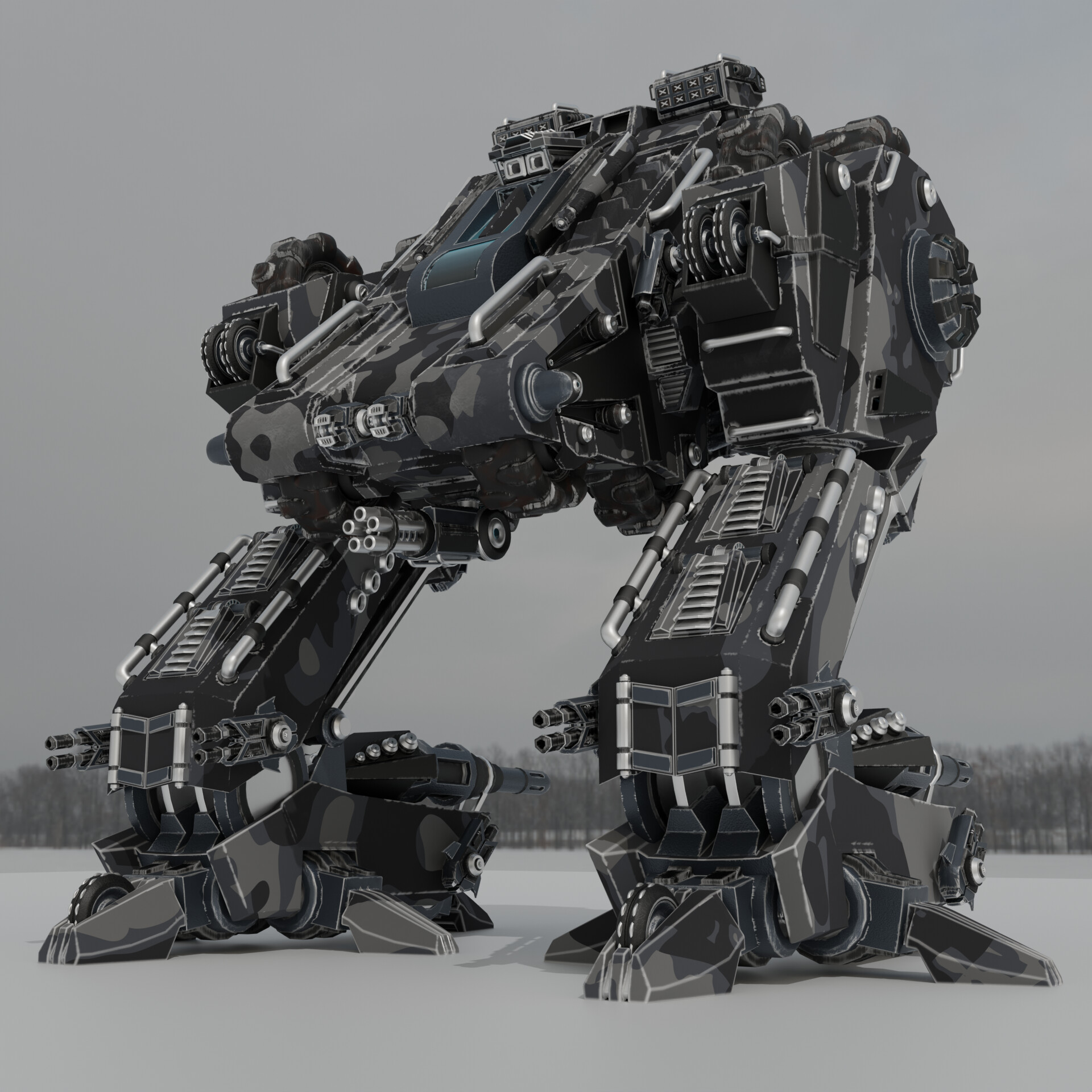 ArtStation - Mecha transform into vehicle
