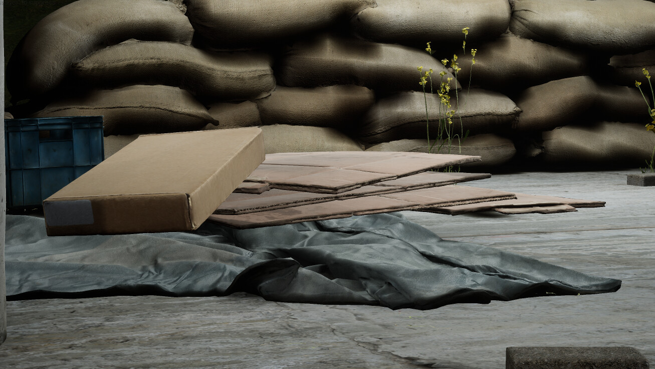 ArtStation - Post-apocalyptic garage