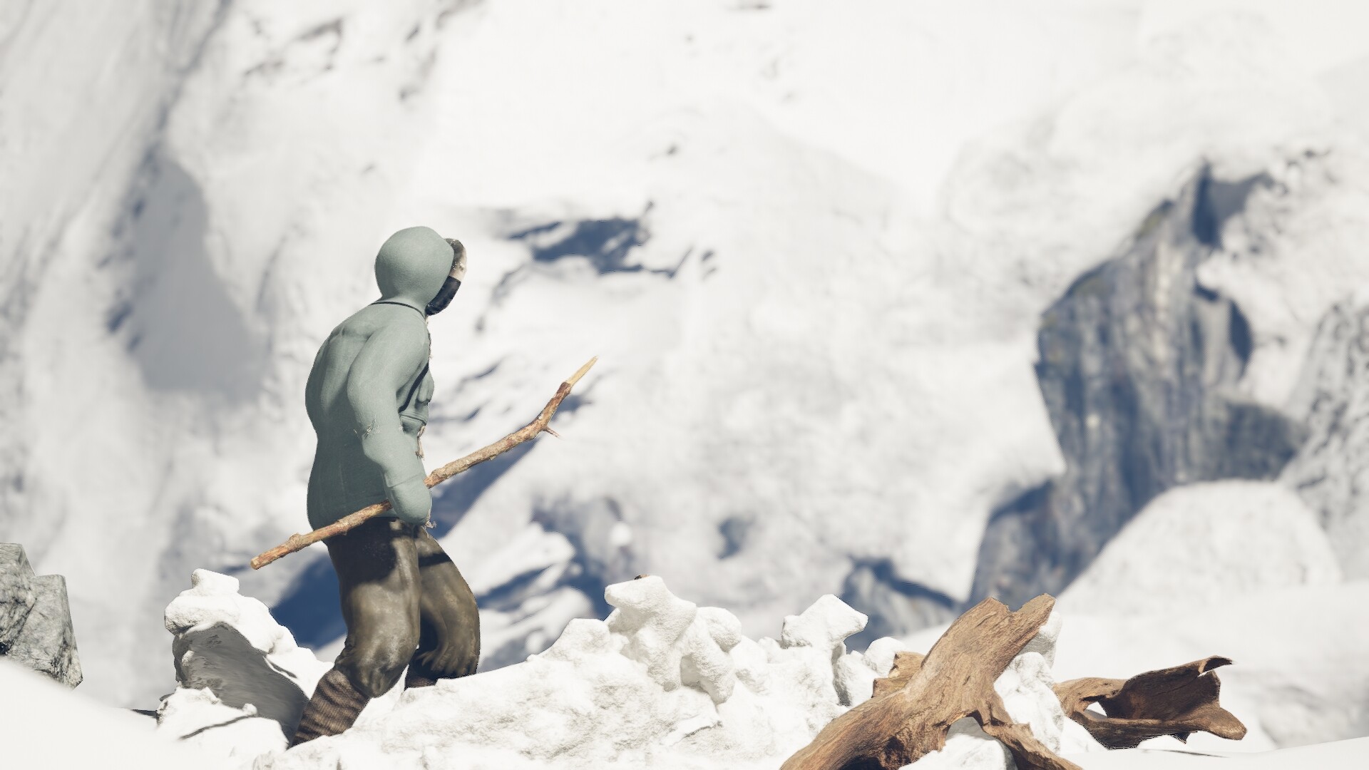 ArtStation - Traveler in the mountains