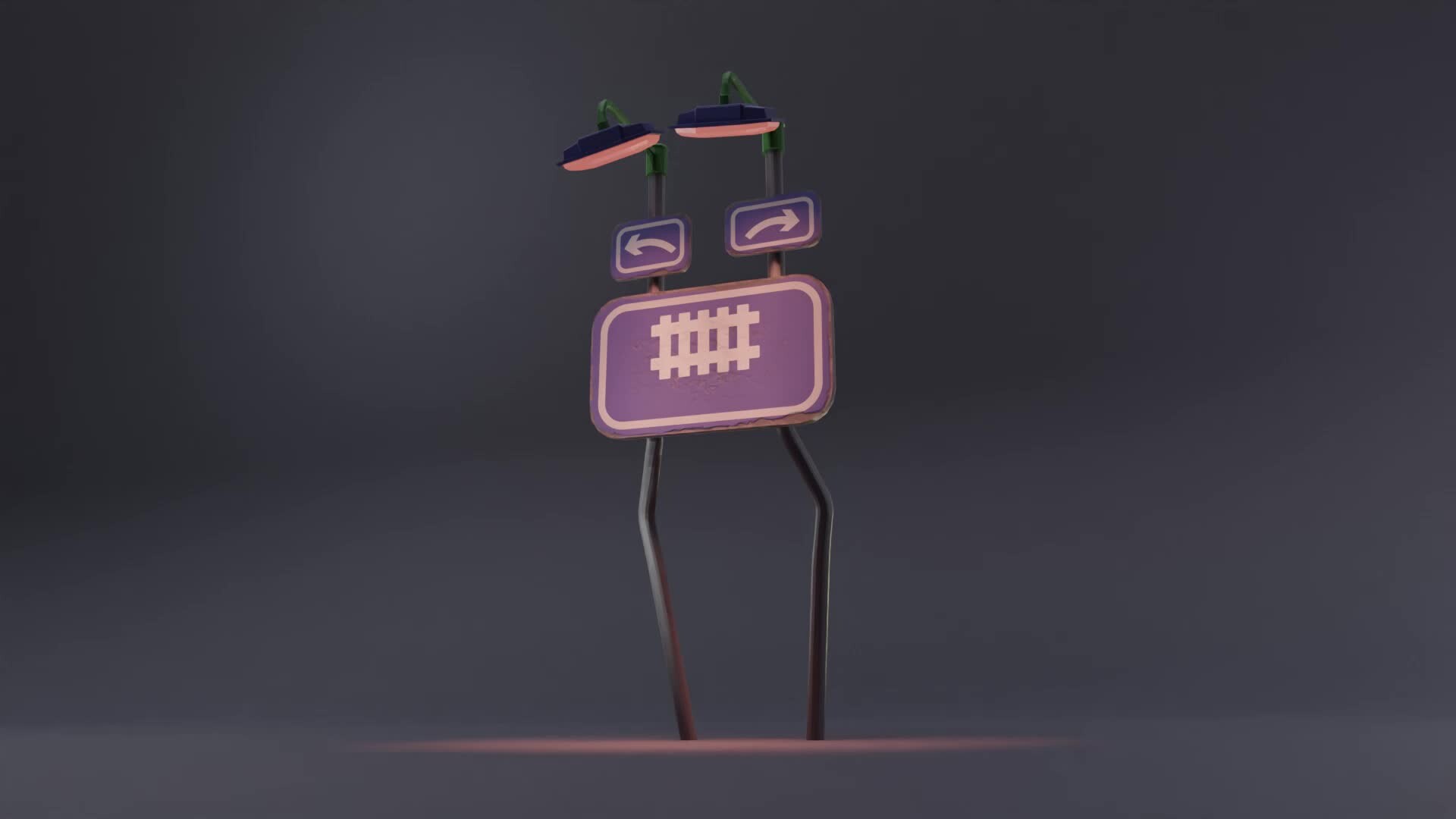 ArtStation - Traffic Sign Character