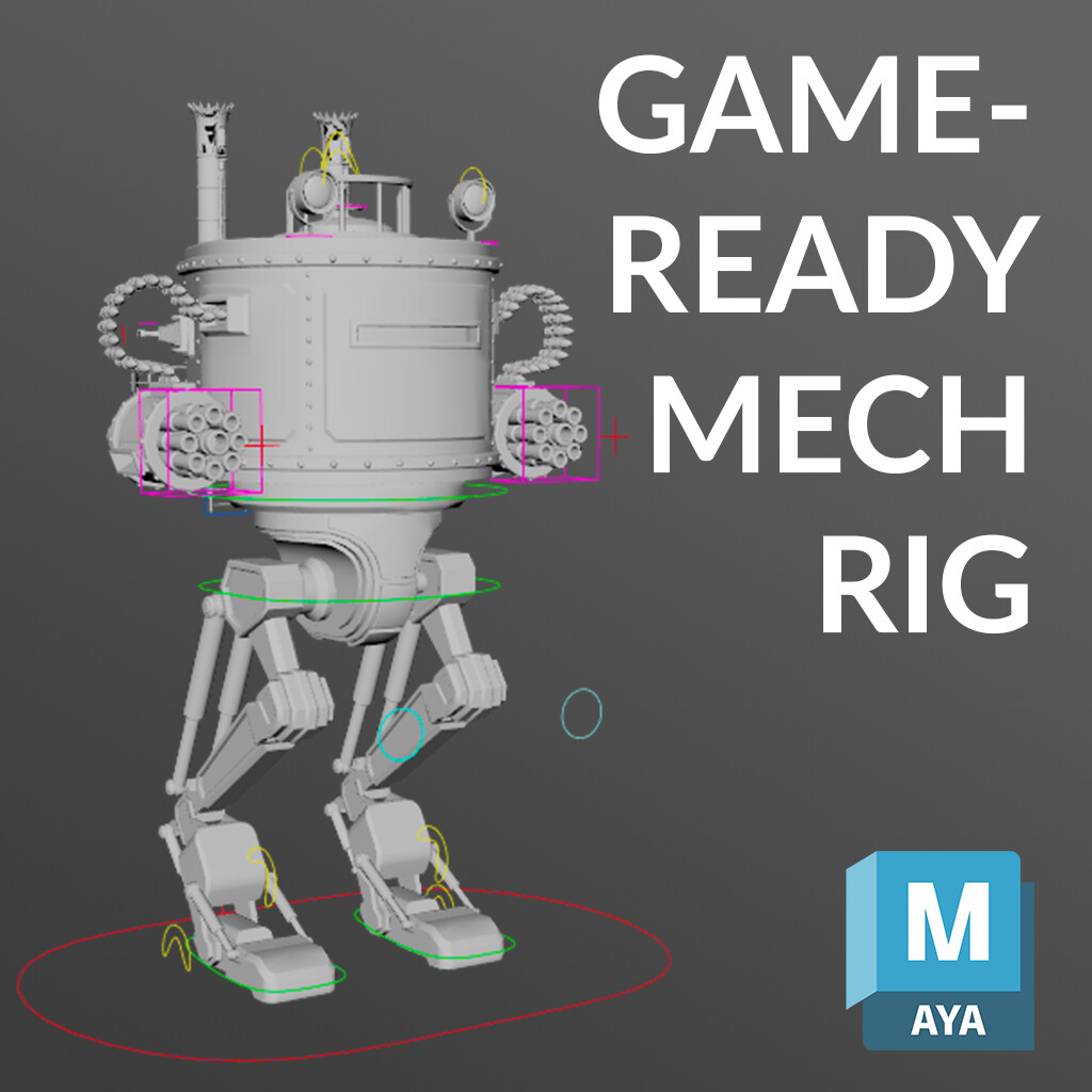 ArtStation - Mech rig