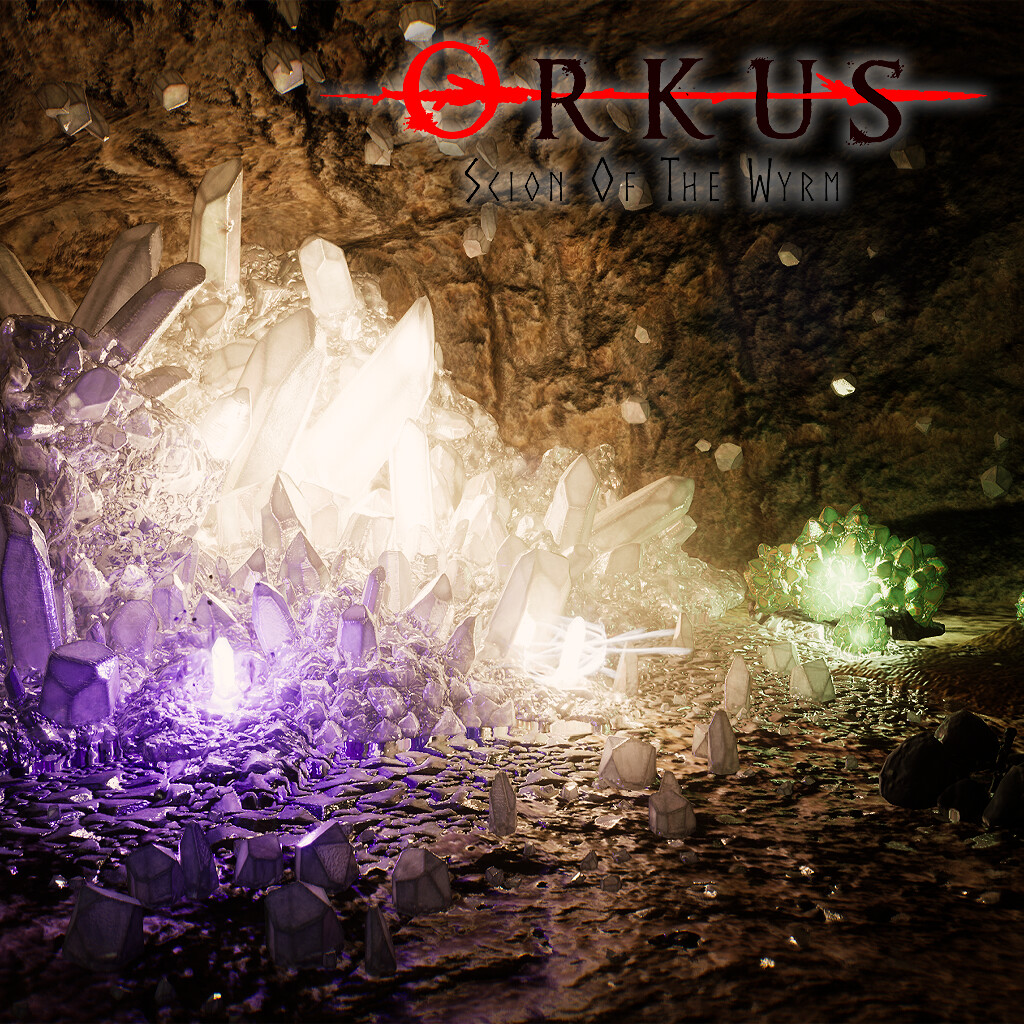 ArtStation - Orkus: Scion of the Wyrm - Crystals