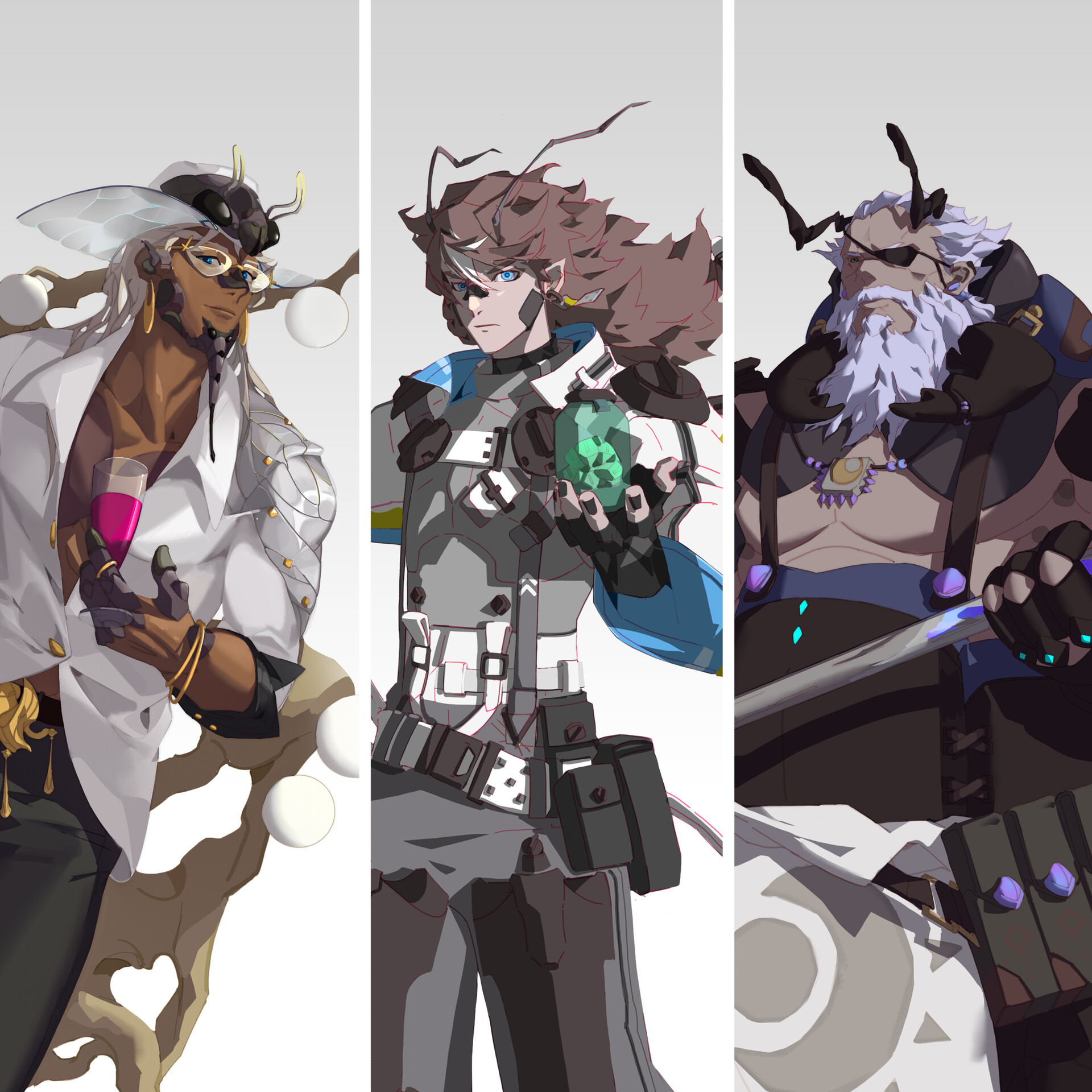 ArtStation - Design exercise The world of insects and magic