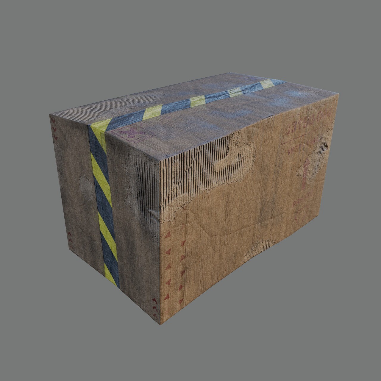ArtStation - Low-Poly Carton Box