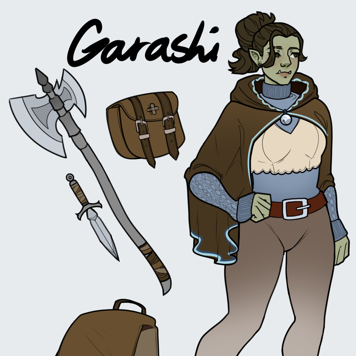 Lime Artsu - Character Sheet: Garashi