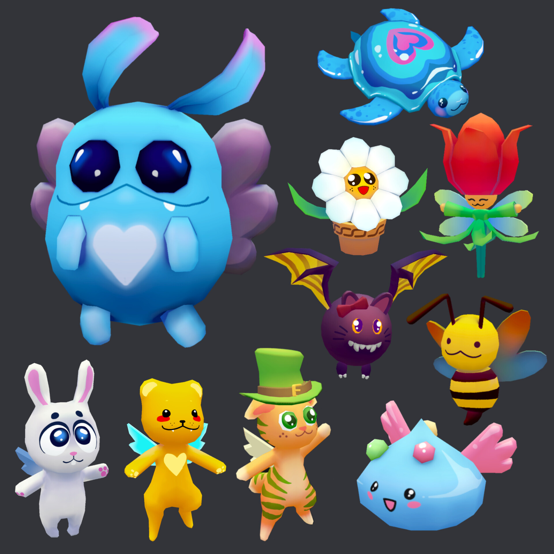 ArtStation - 3D Flying Pets & Animations