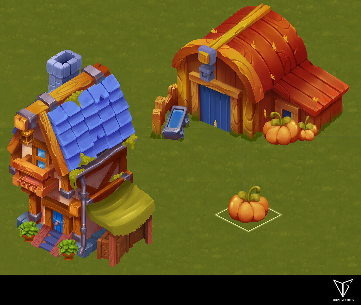 ArtStation - Concept art for an undisclosed casual mobile game