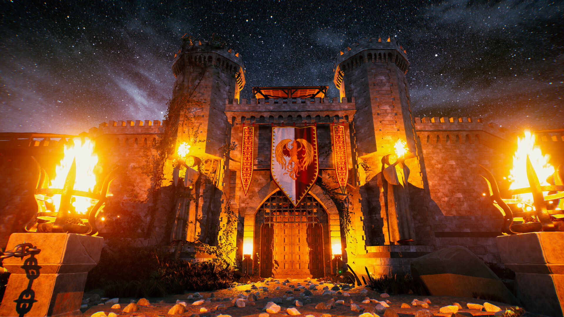 ArtStation - Medieval Castle : Castle Entrance