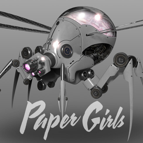 ArtStation - Paper Girls Robot Probe 1