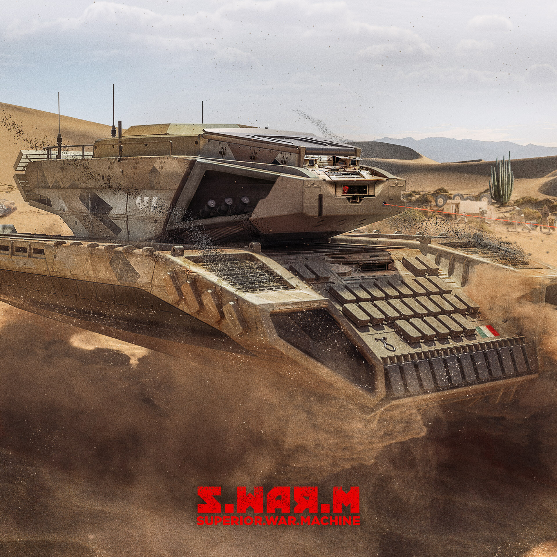 ArtStation - S.WAR.M - HOVER TANK