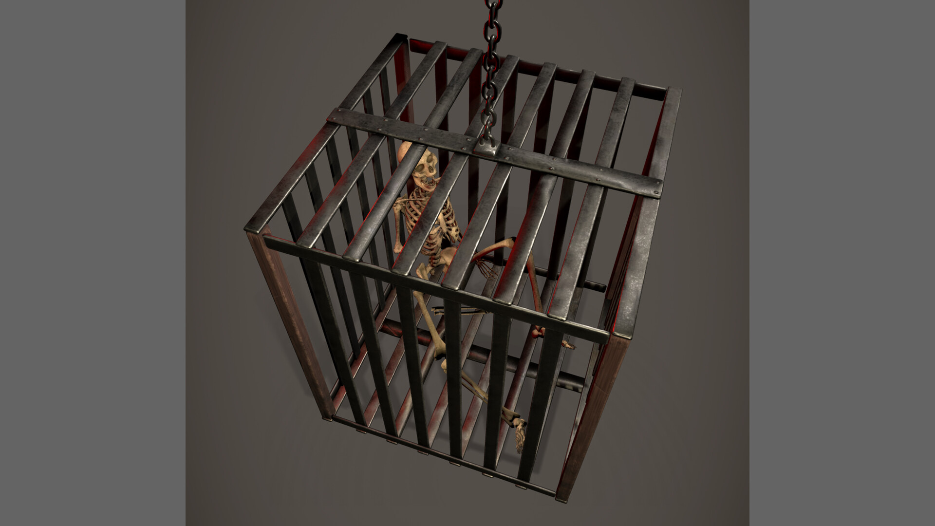 ArtStation - Hanging Cage - 3D Stylized