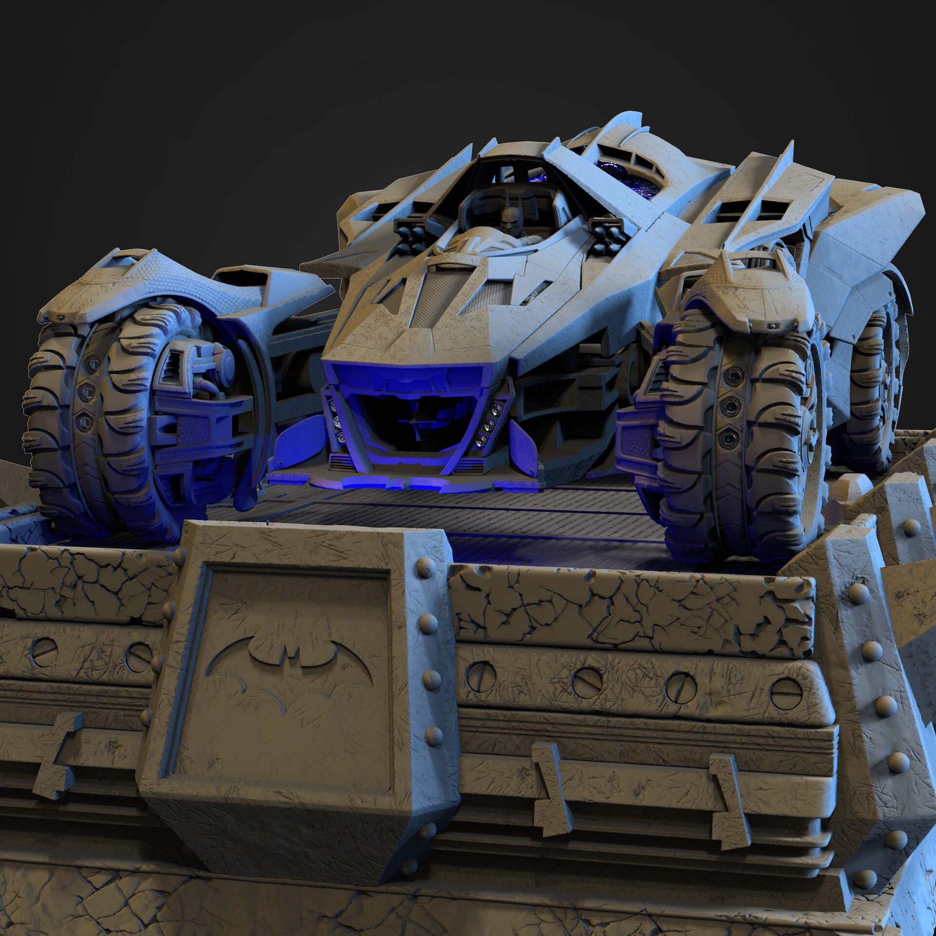 ArtStation - Batman Arkham Knight Batmobile