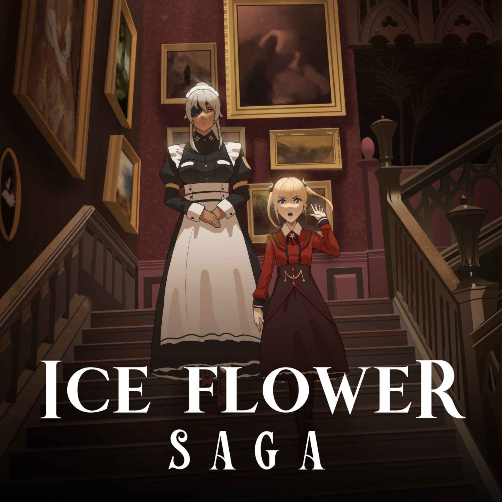 ArtStation - Ice Flower Saga Key Visual 2