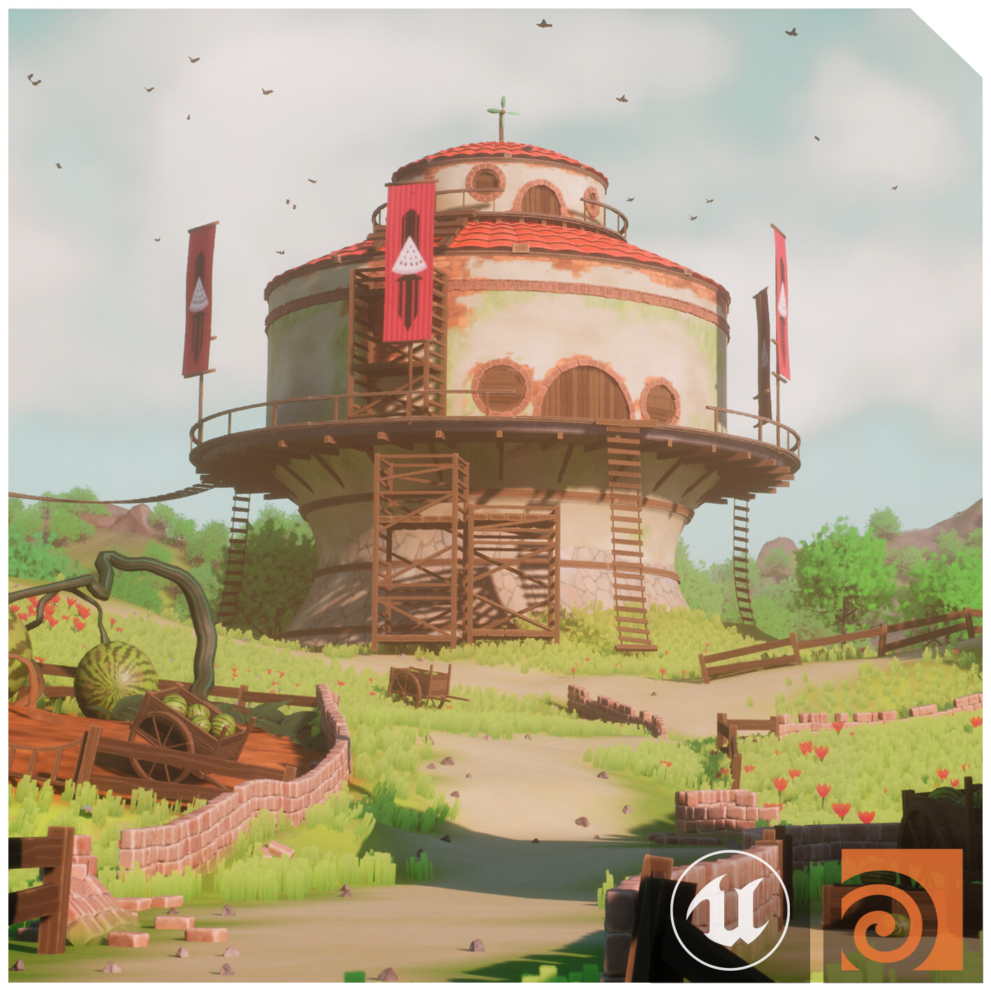 ArtStation - Watermelon world - Builder