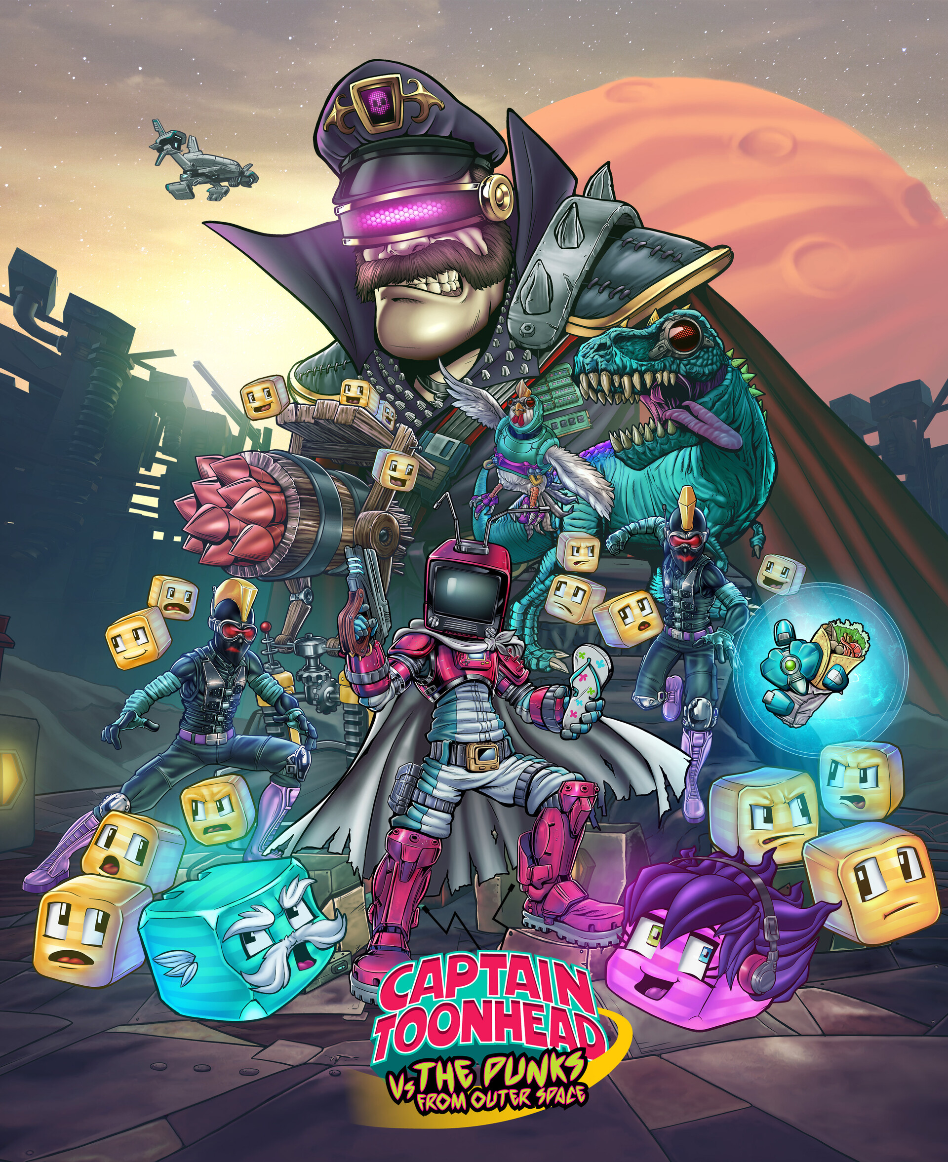 ArtStation - Video Game Captain Toonhead