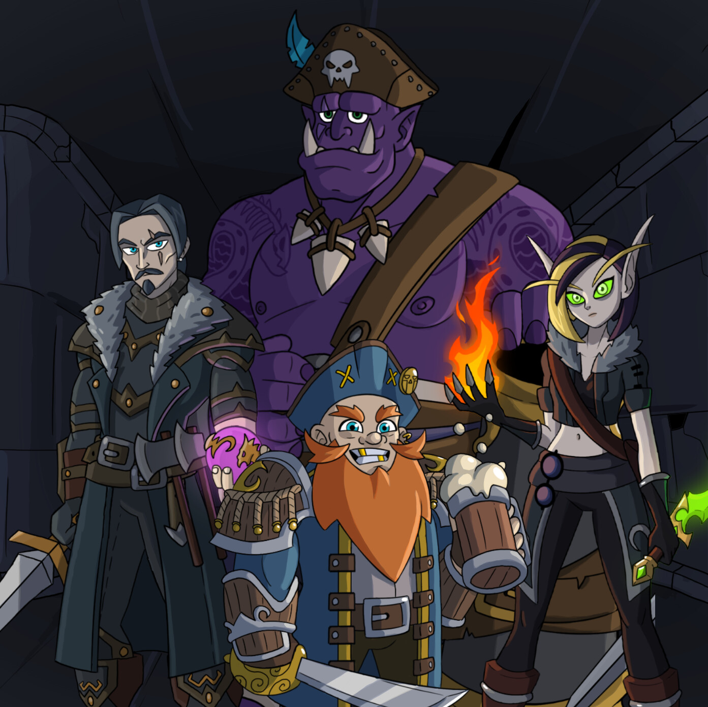 ArtStation - The Ephemeral Orb: Player characters