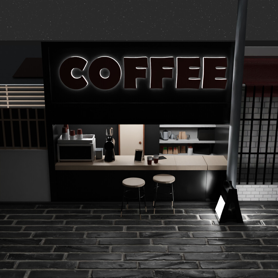 ArtStation - Coffee shop