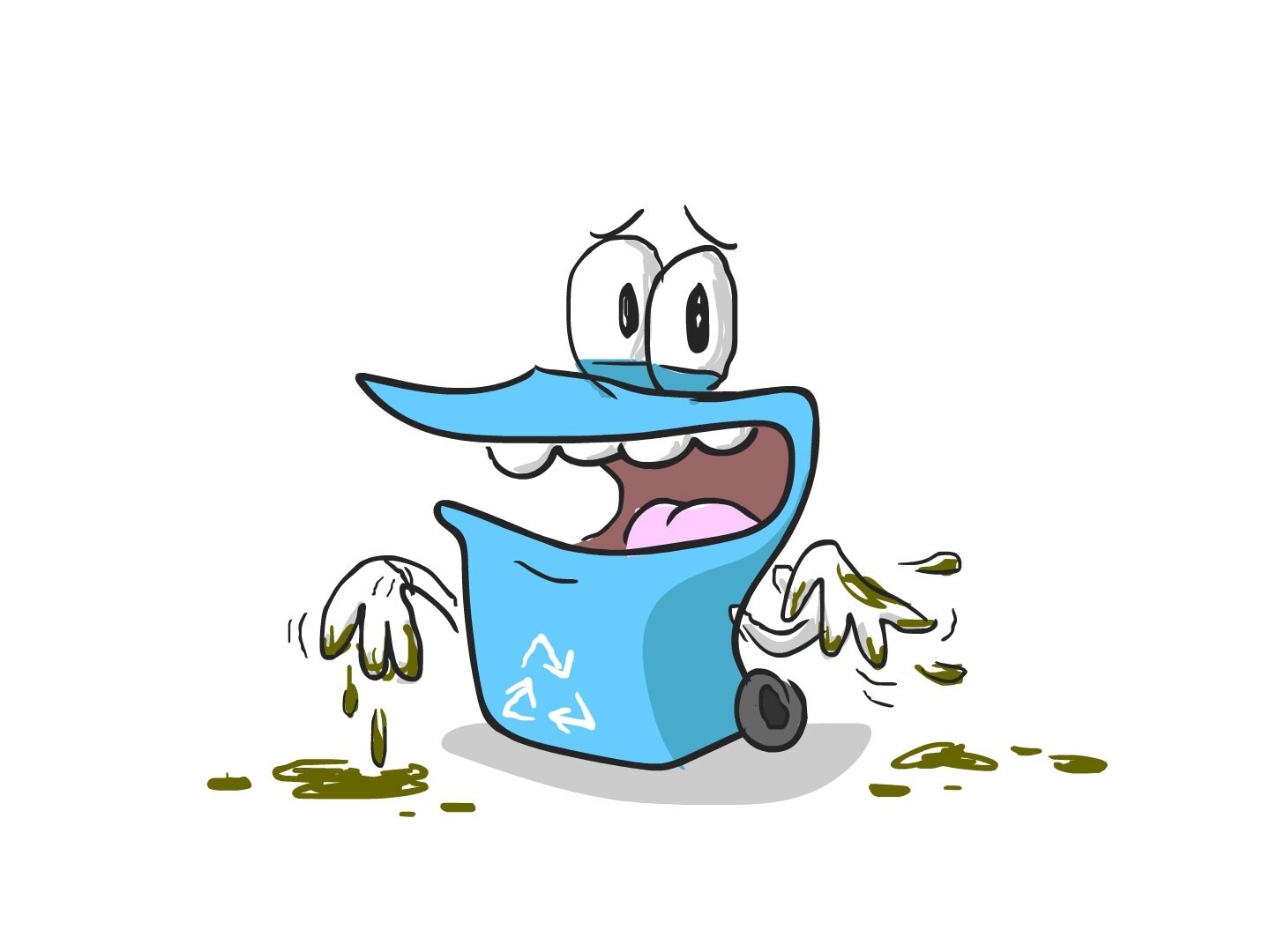 ArtStation - Blooby the Blue Bin! - Show Pitch