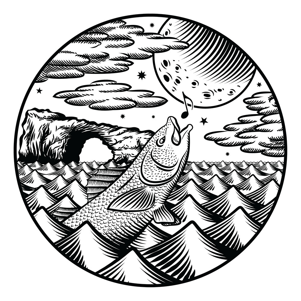 ArtStation - Fish & Bones Line Artwork