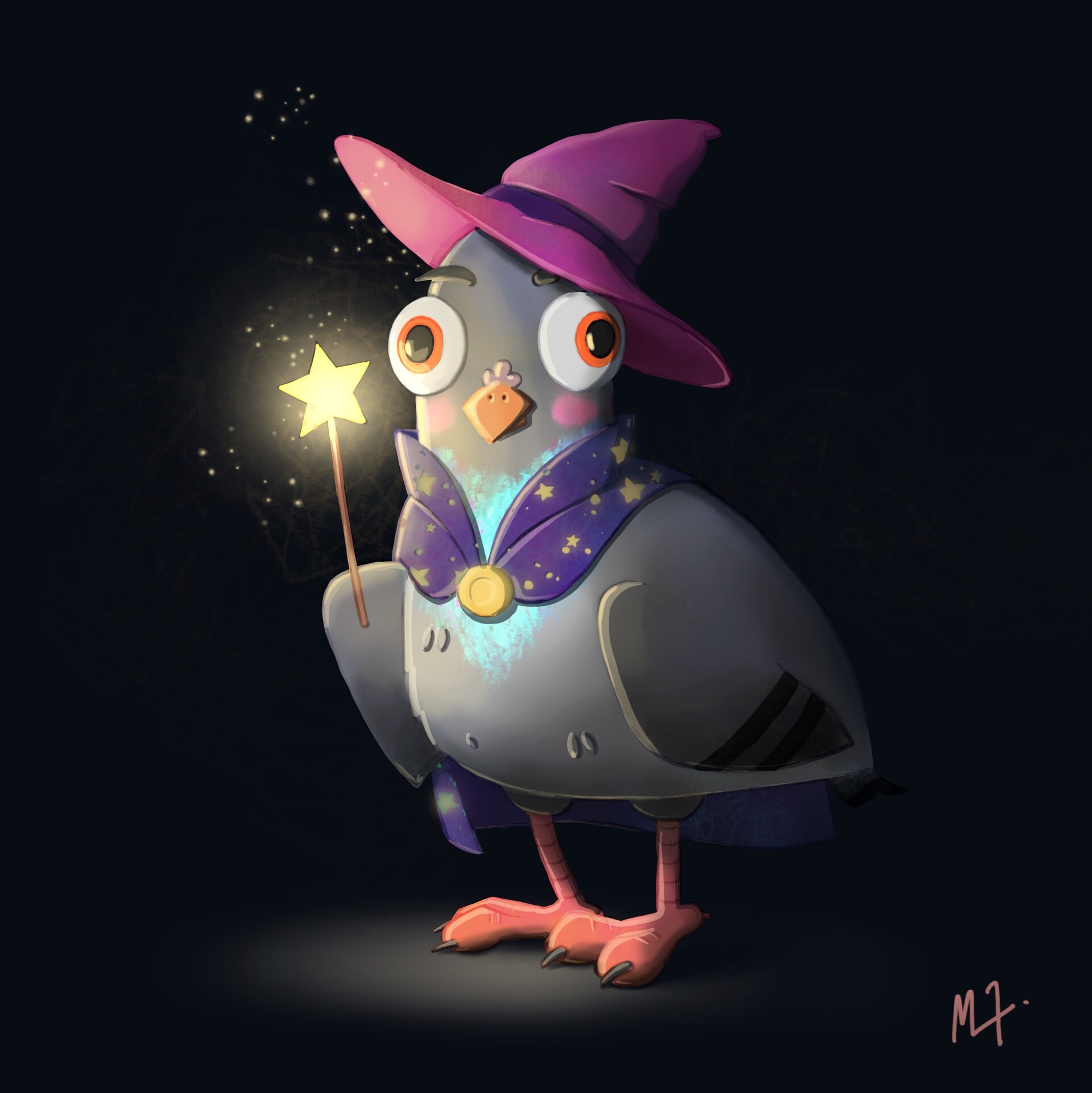 ArtStation - The "great" pigeon wizard
