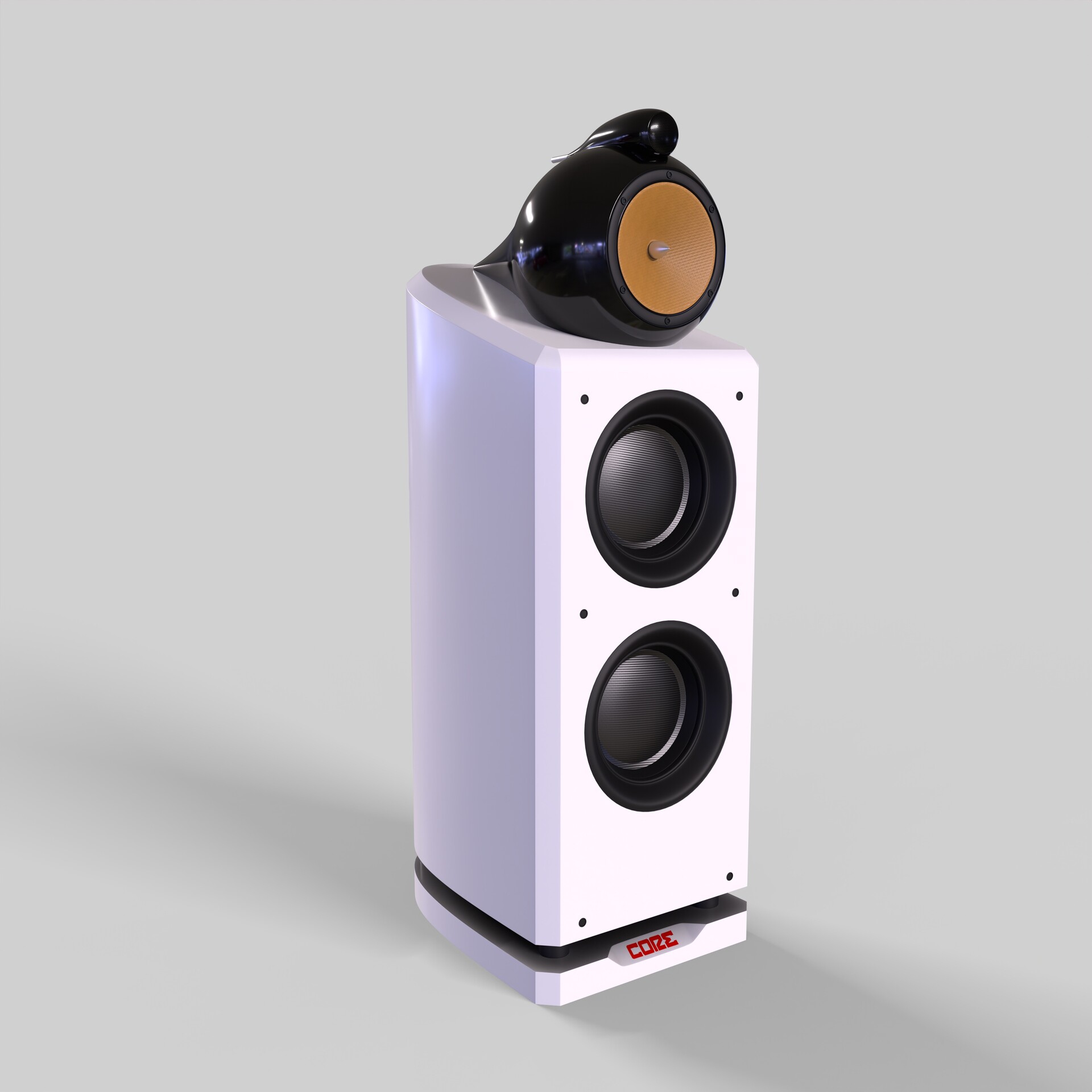 ArtStation - CORE - acoustic speakers (commission)