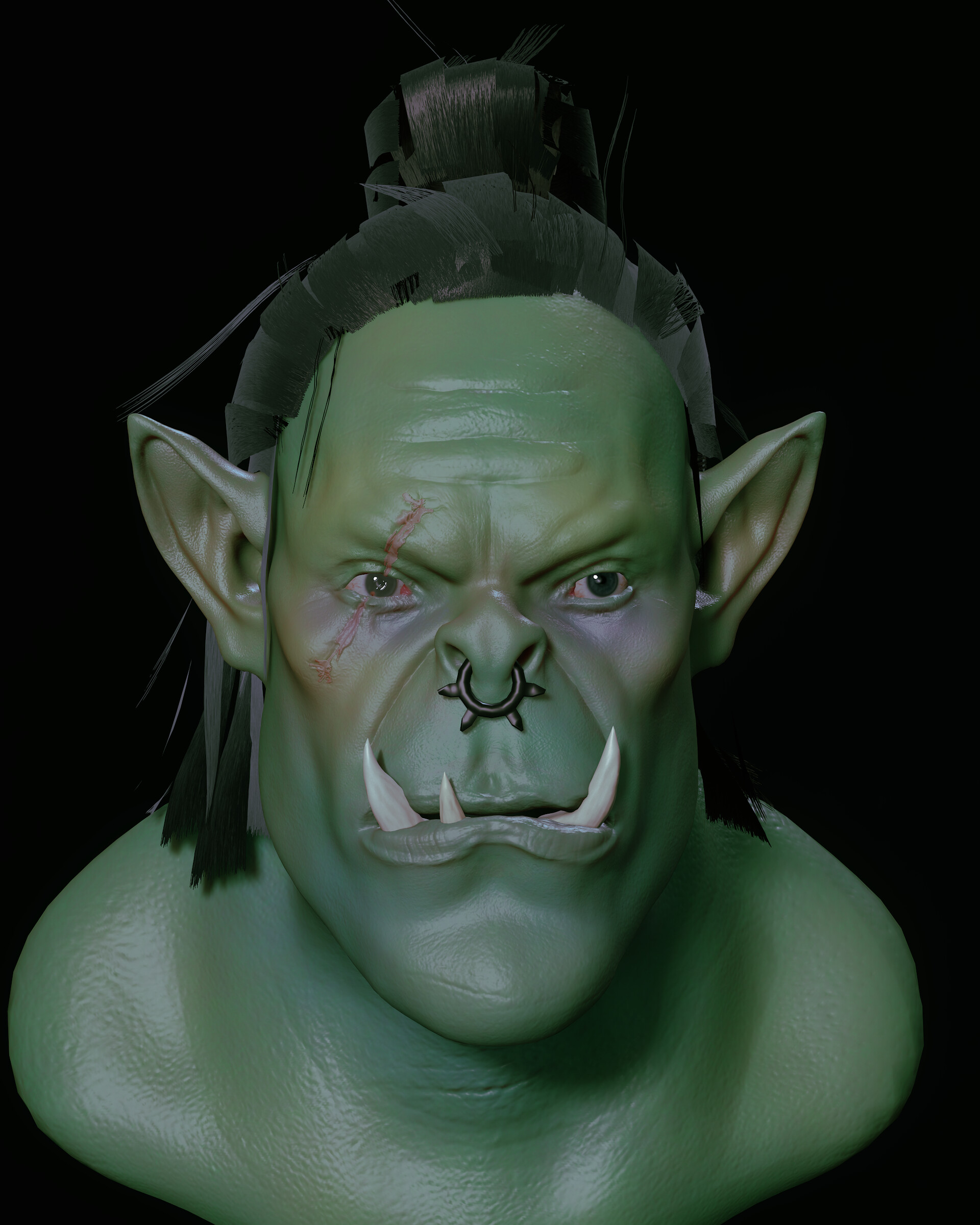 ArtStation - Orc- Real Time now With Real-Time Hair