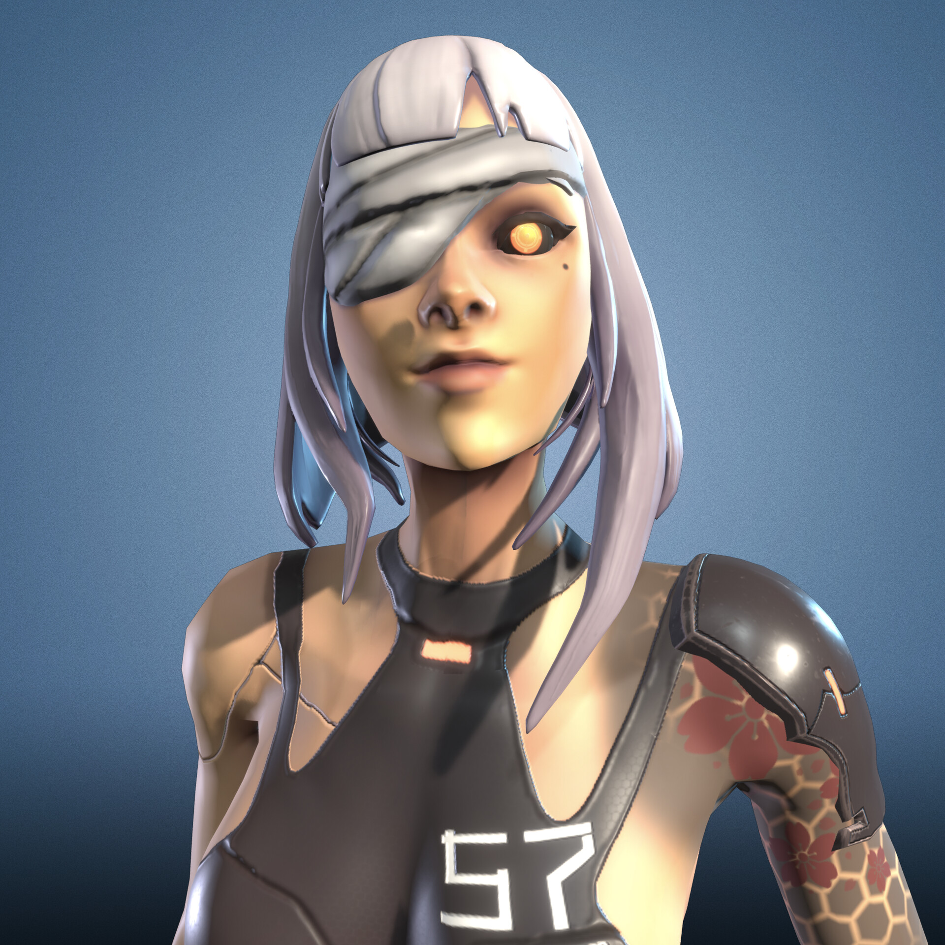 ArtStation - Overwatch Style Female Character