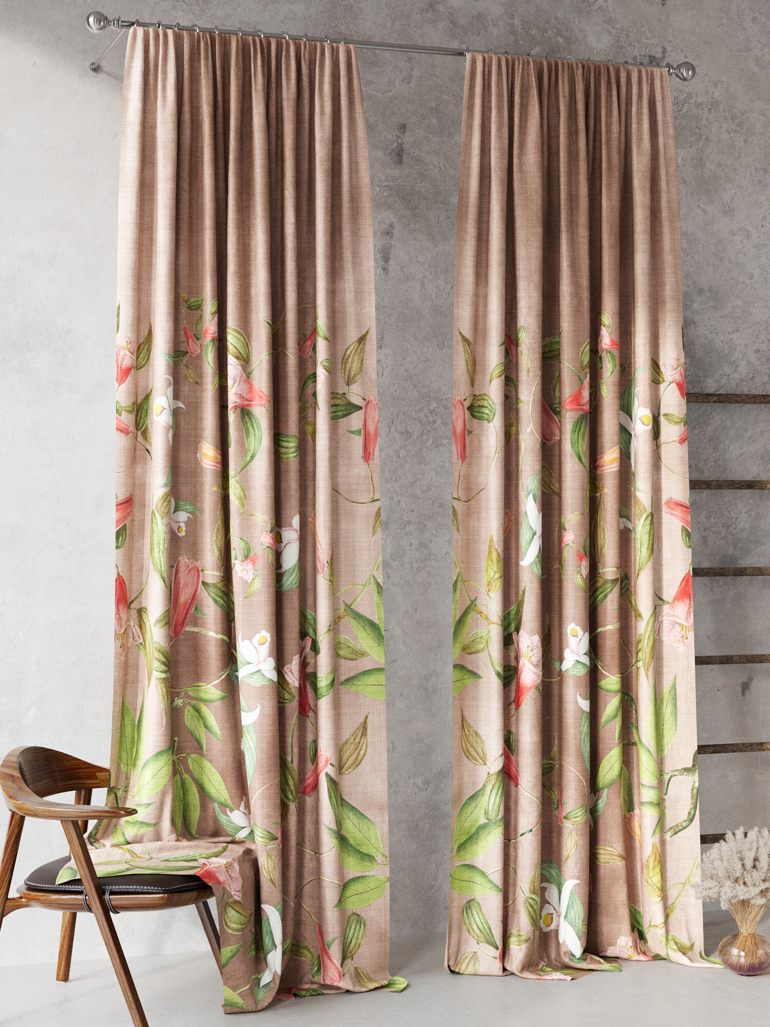 ArtStation - Curtains-In the garden-