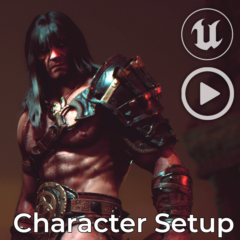 ArtStation - Barbarian Character Setup