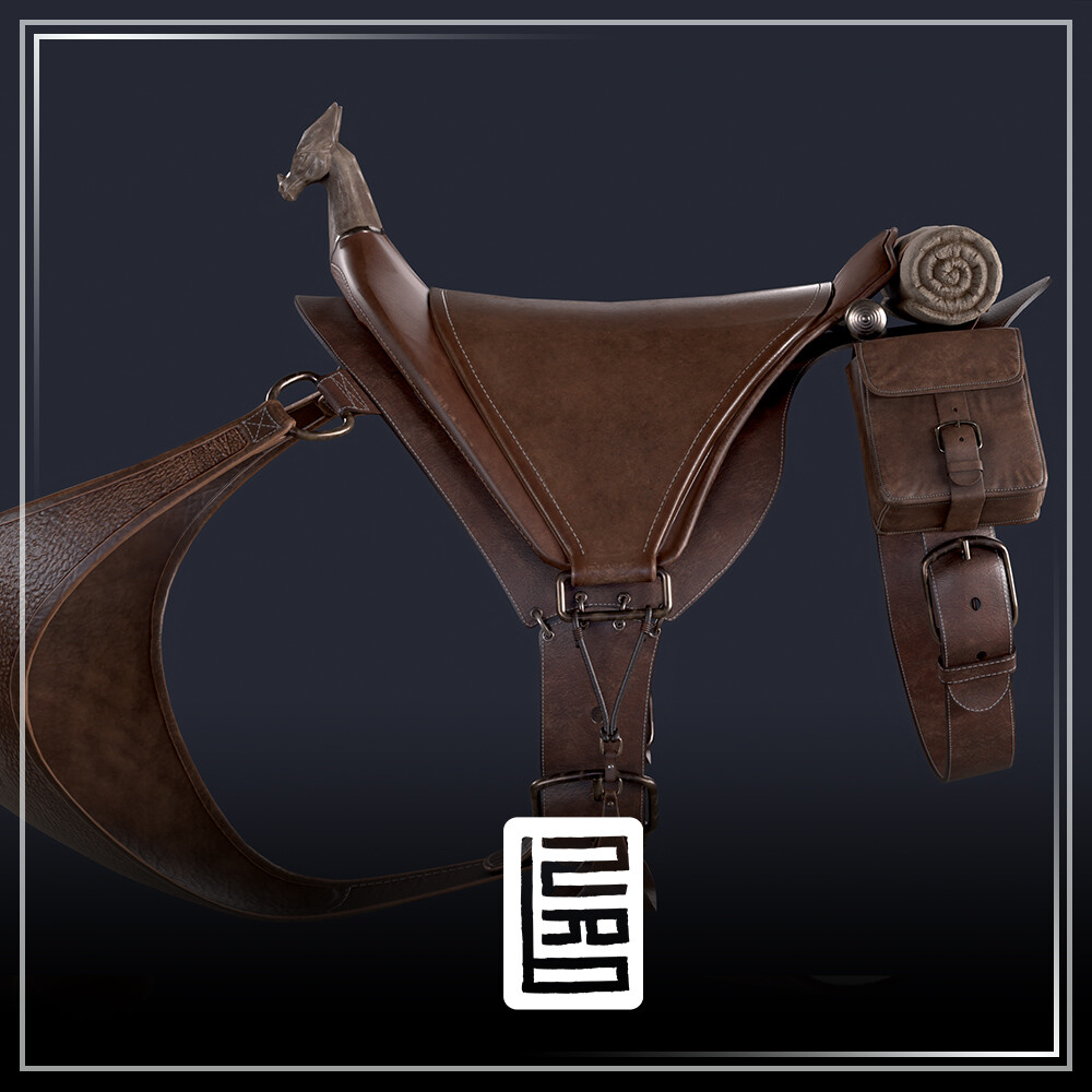ArtStation - Dragon Saddle - Human proportion