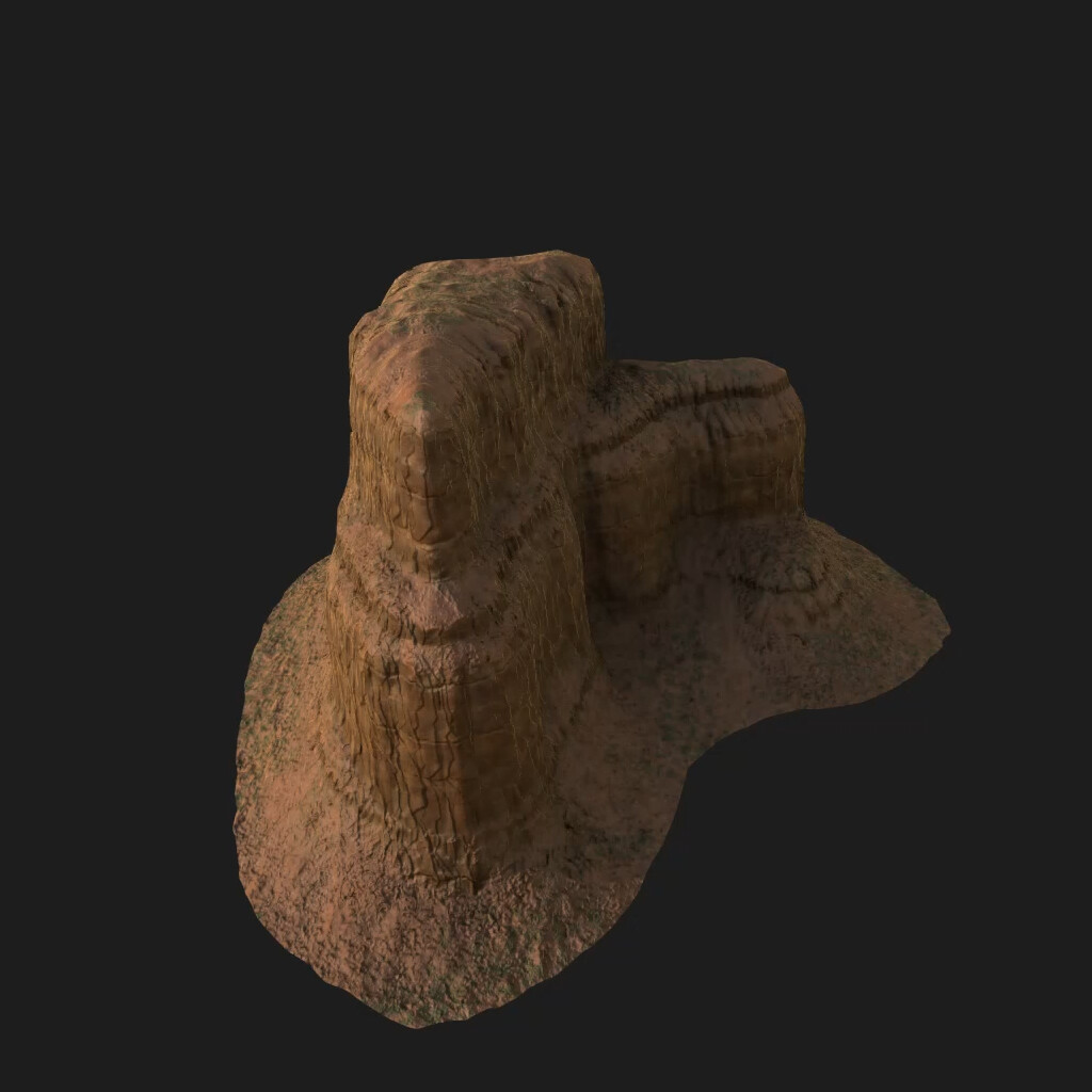 ArtStation - 3D Modeling - Mesa and Rock Generator - Houdini