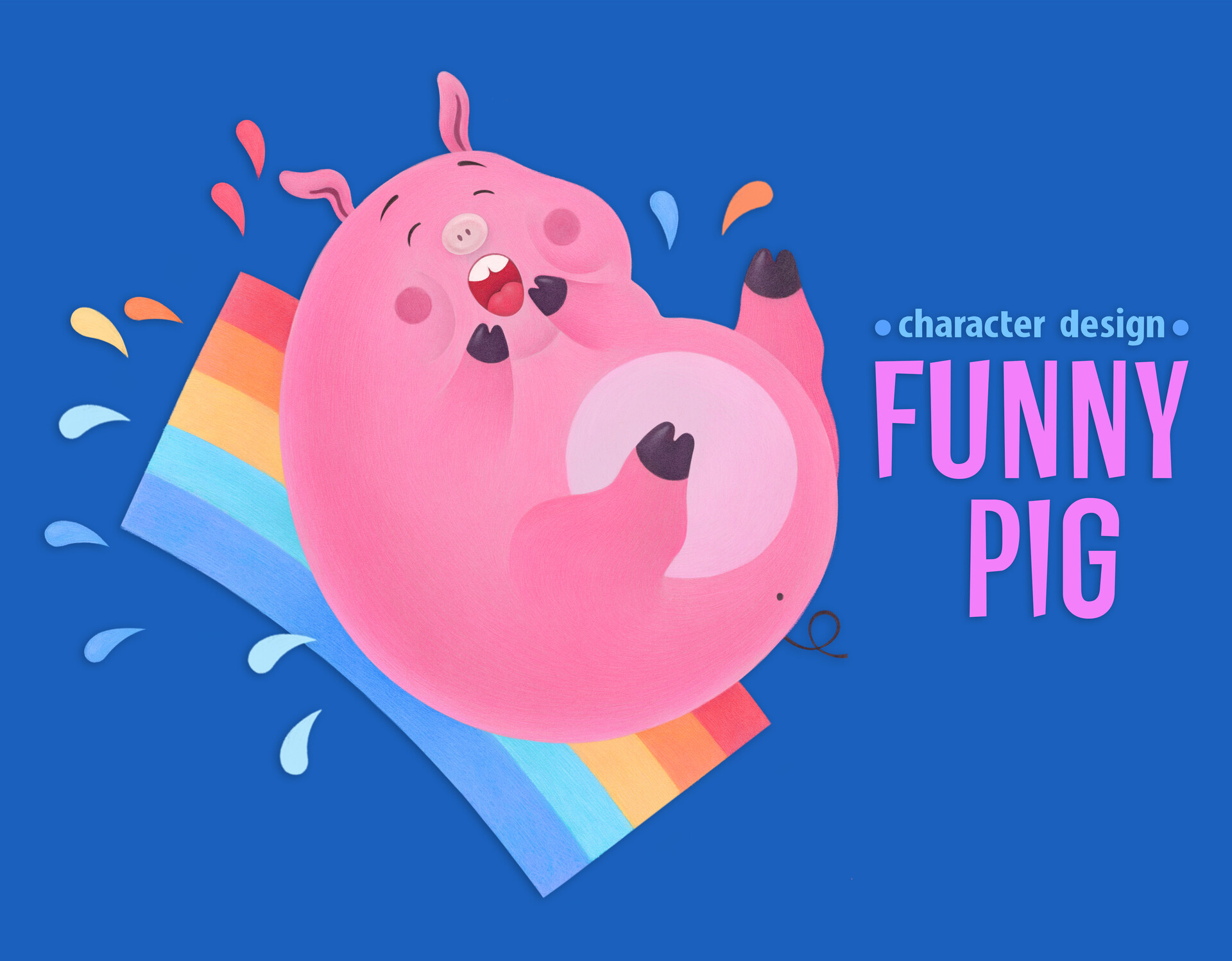 ArtStation - FUNNY PIG. Character design