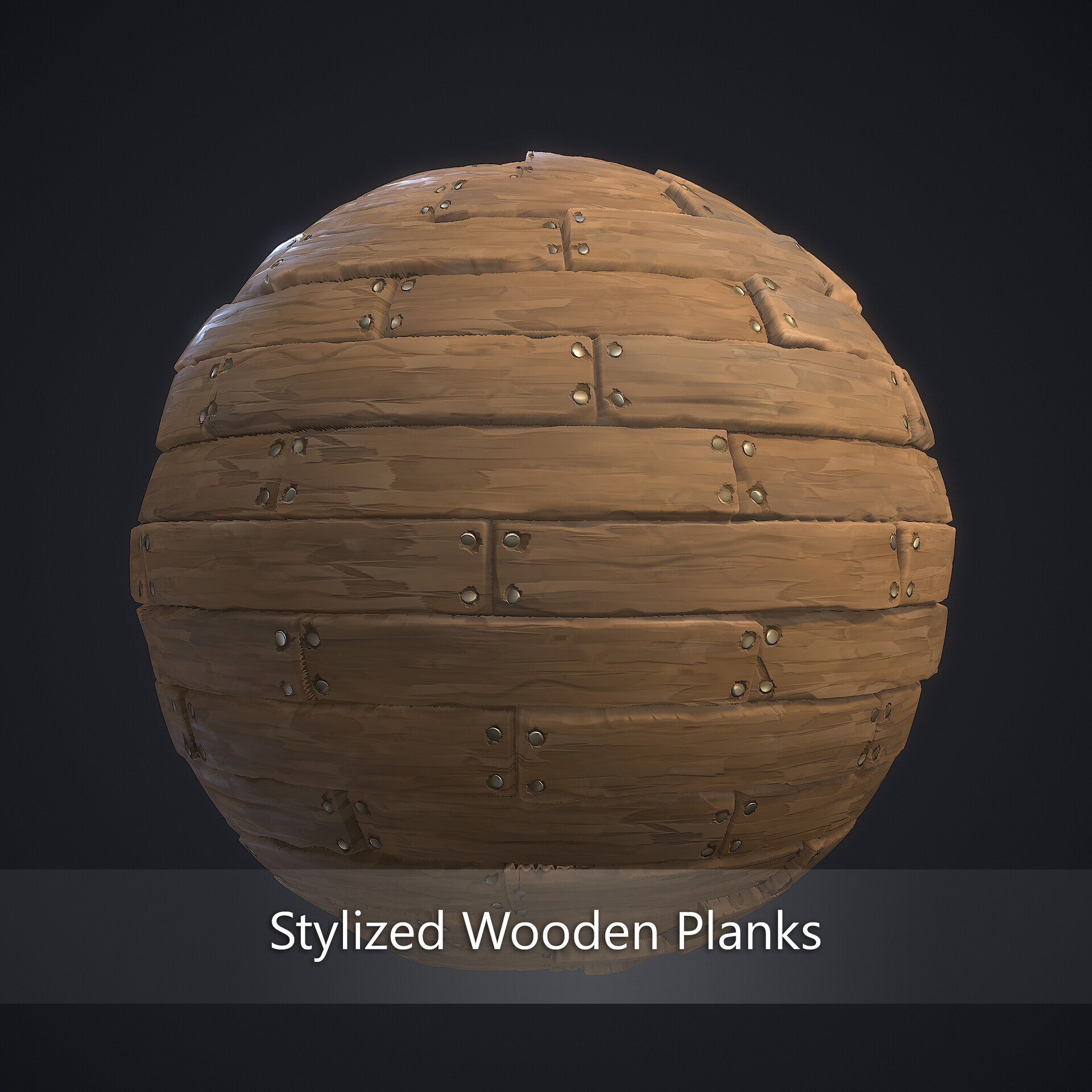 ArtStation - Stylized Wooden Planks