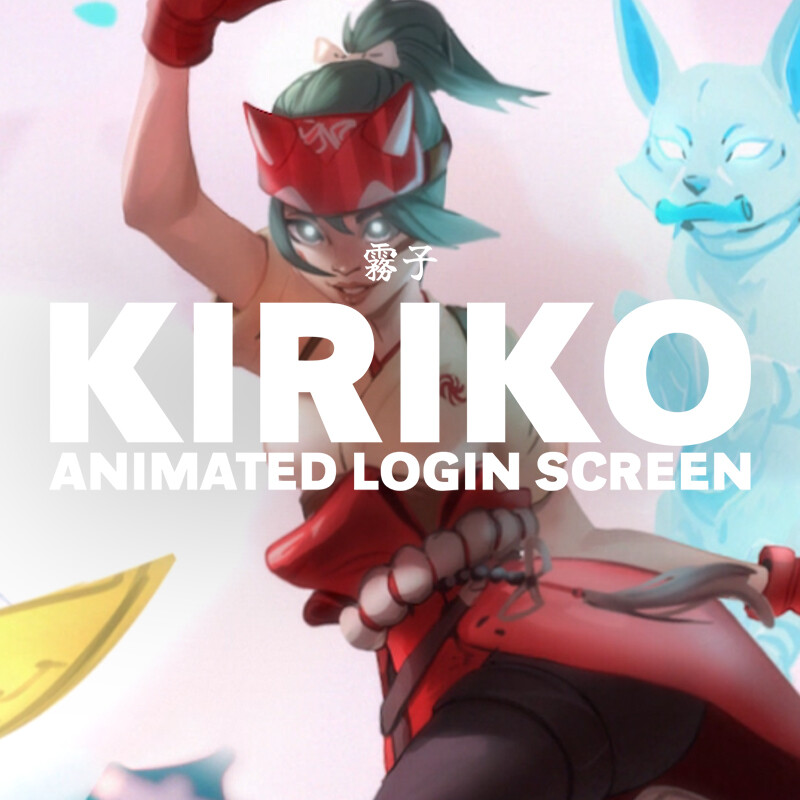 Lucas Gallo - Overwatch 2 - Kiriko | Animated Login Screen