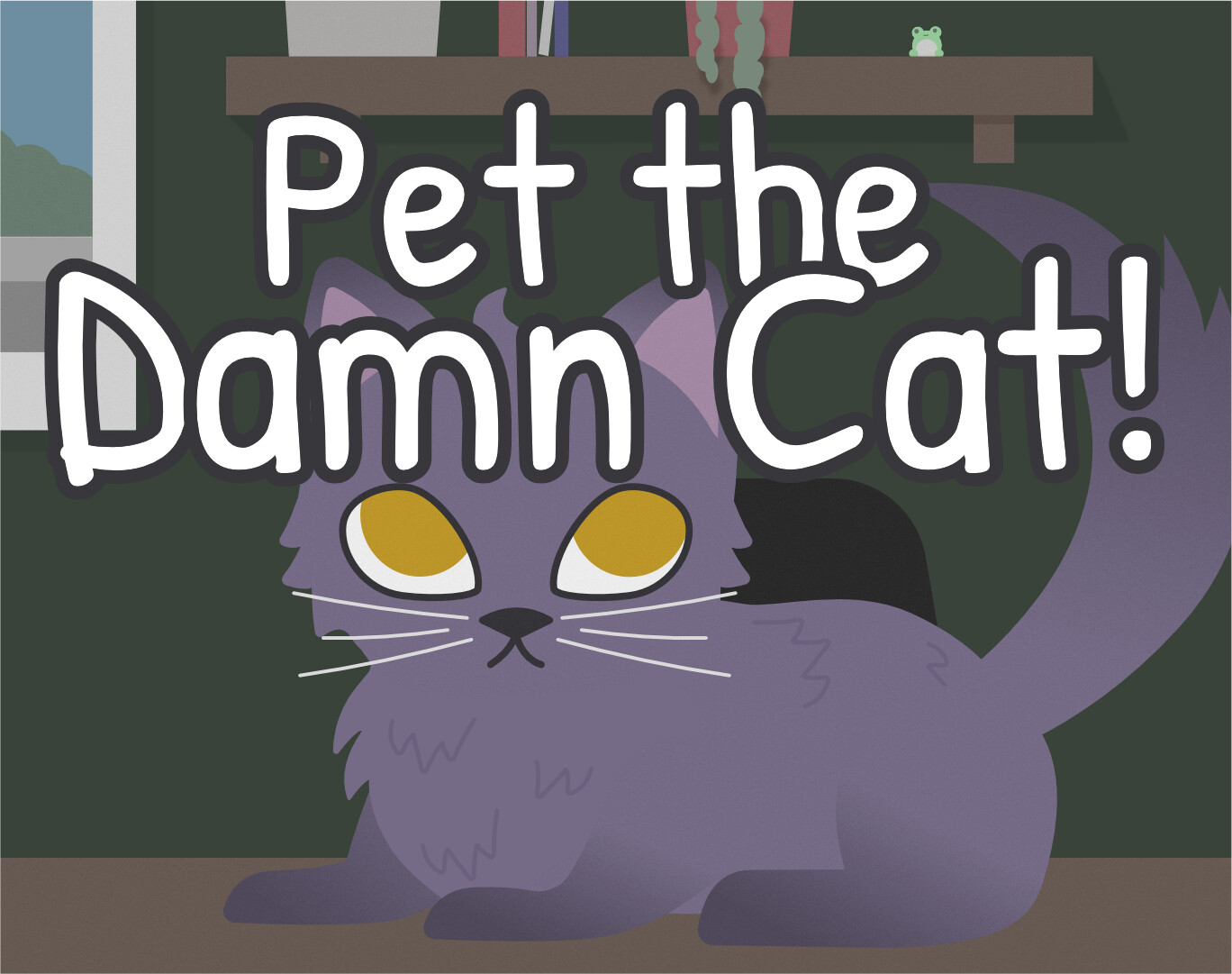 ArtStation - "Pet the Damn Cat!" A game made in 72 hours for Ludum Dare 51