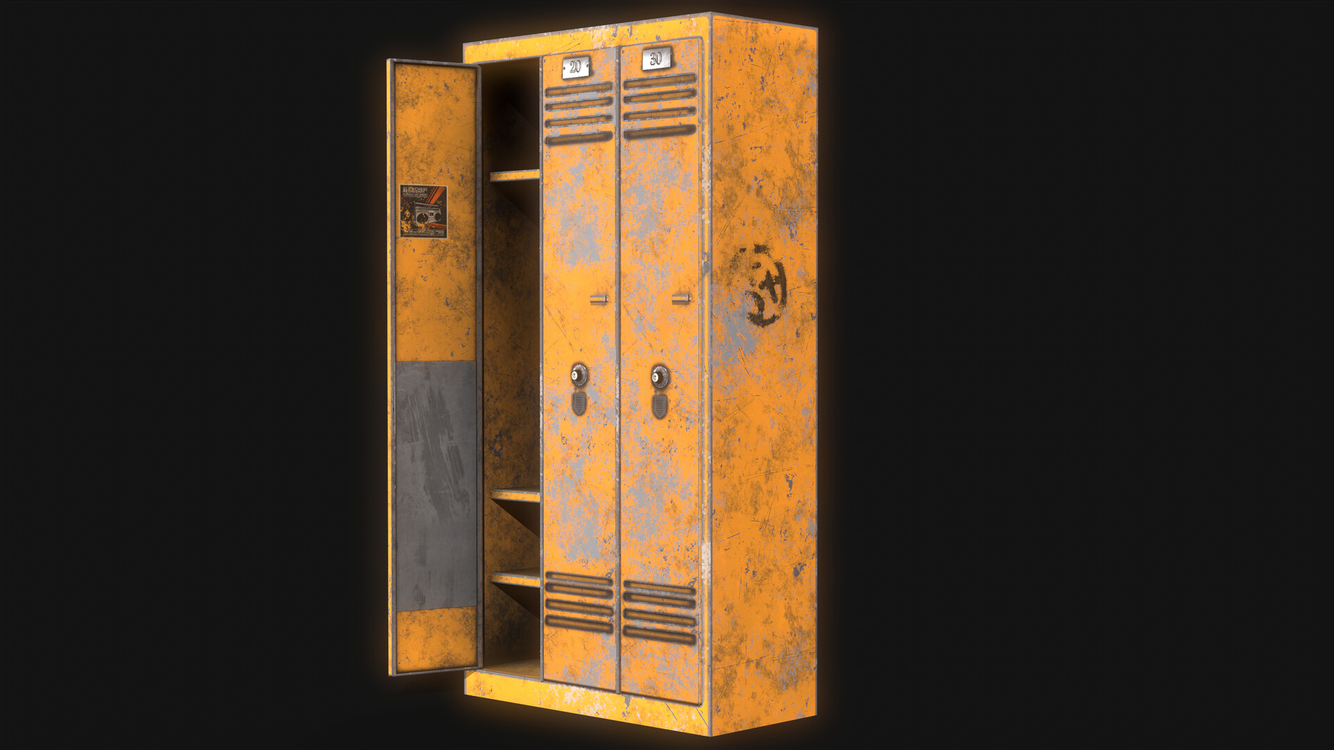 ArtStation - COLLEGE LOCKER