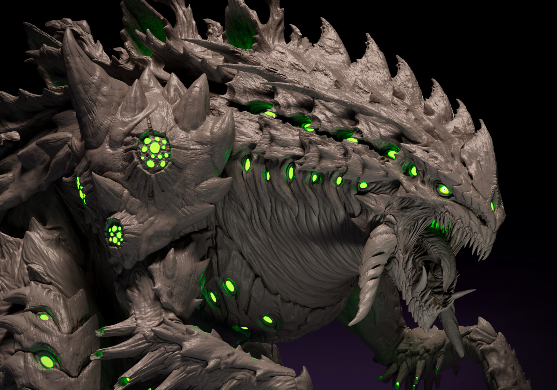 ArtStation - Kojira Monster - Destroy All Humans 2.