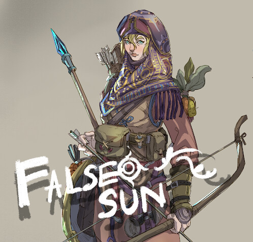 ArtStation - False Sun: NPC design ( the wanderer)