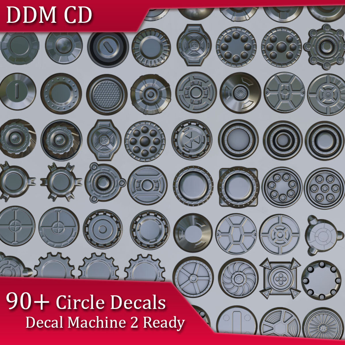 SciFiRenderTeam - Ddm Cd (Circle Decals)| Decal Machine 2 Ready Pack